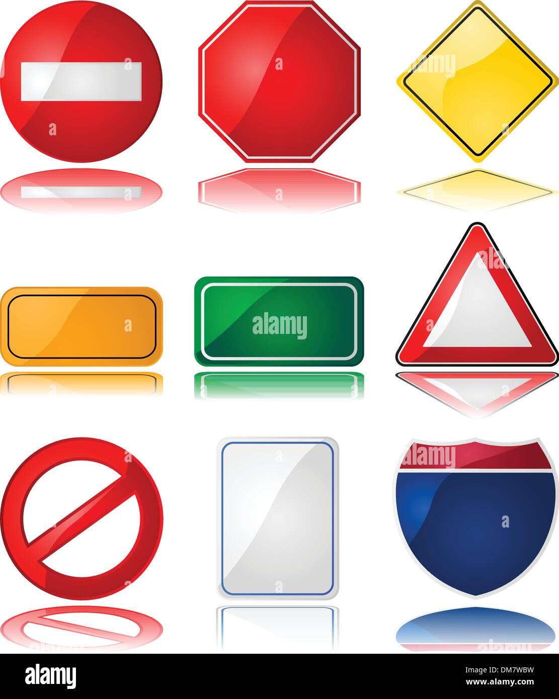 Wrong way traffic Stock Vector Images - Alamy