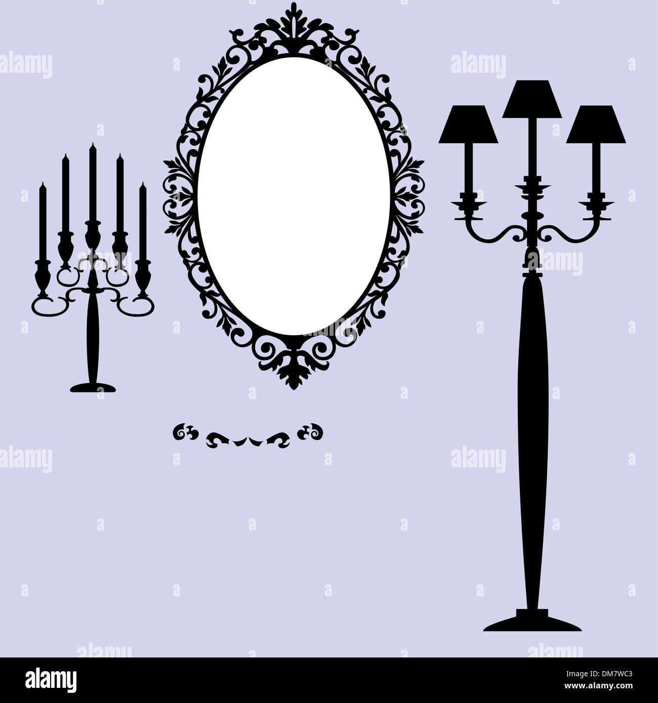 Home antique Stock Vector Images - Alamy