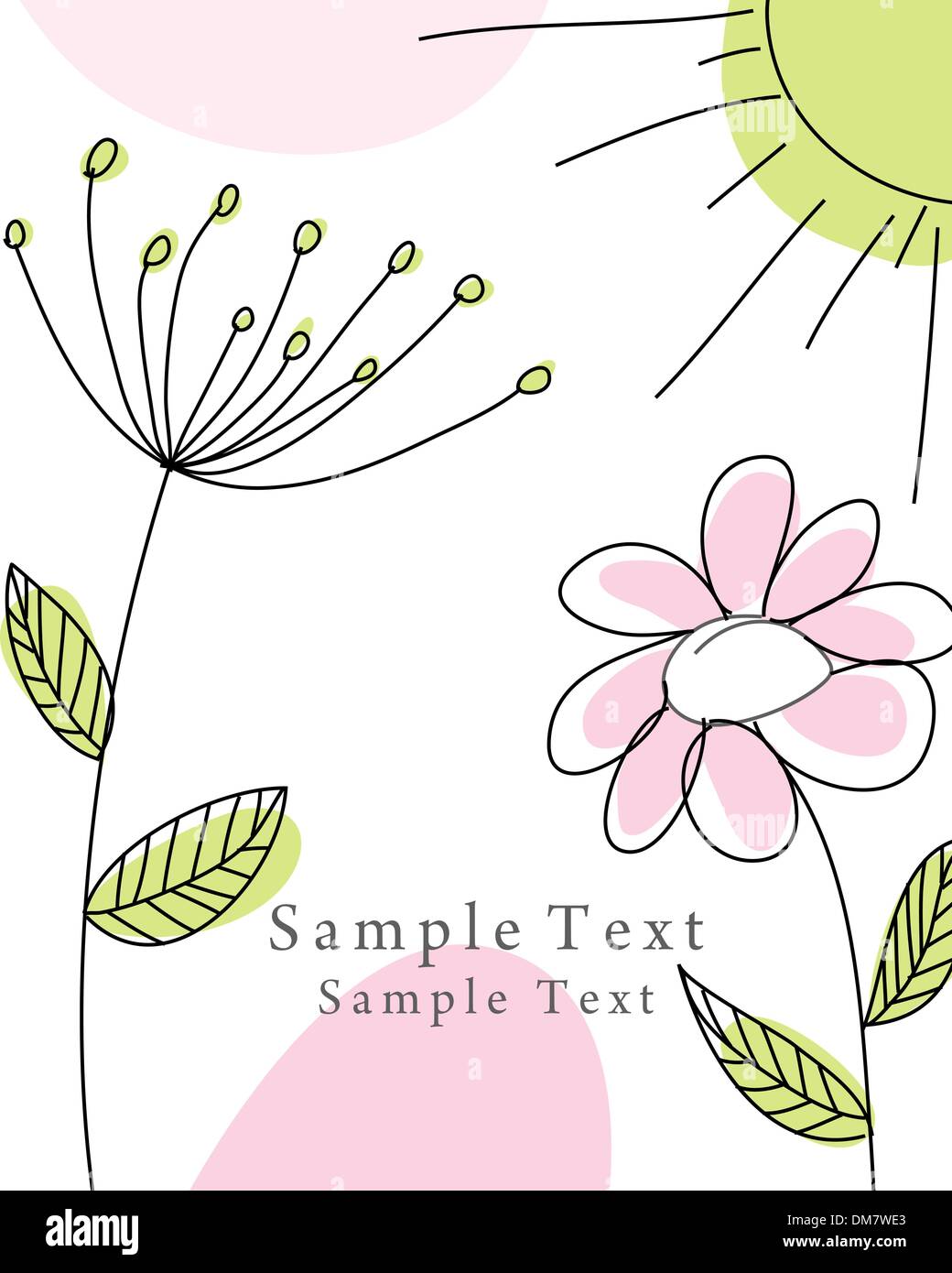 Greetings card picture Stock Vector Images - Alamy