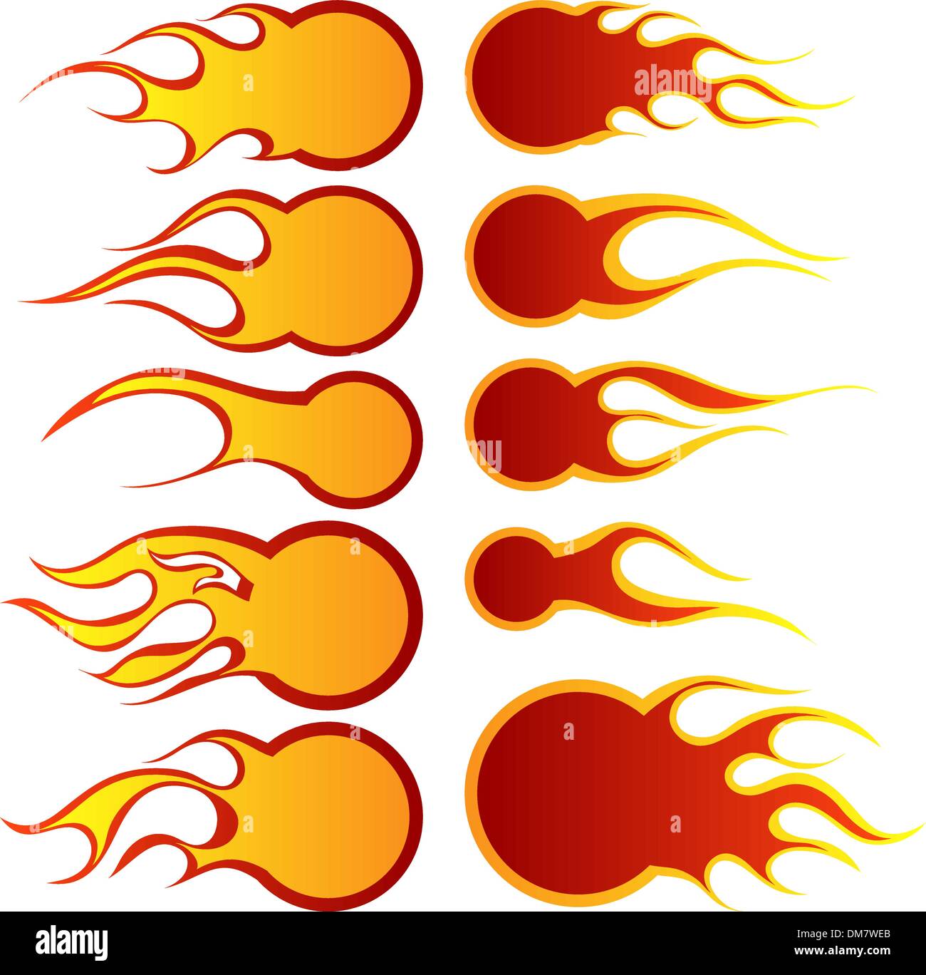 fire patterns set Stock Vector Image & Art - Alamy