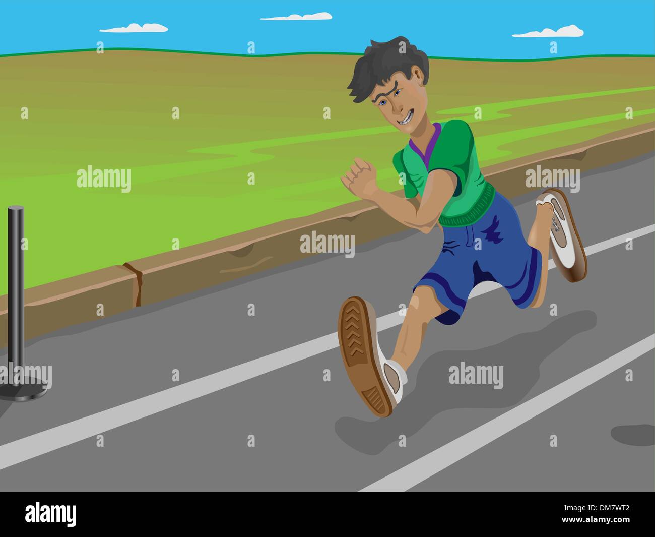 Strongest boy Stock Vector Images - Alamy