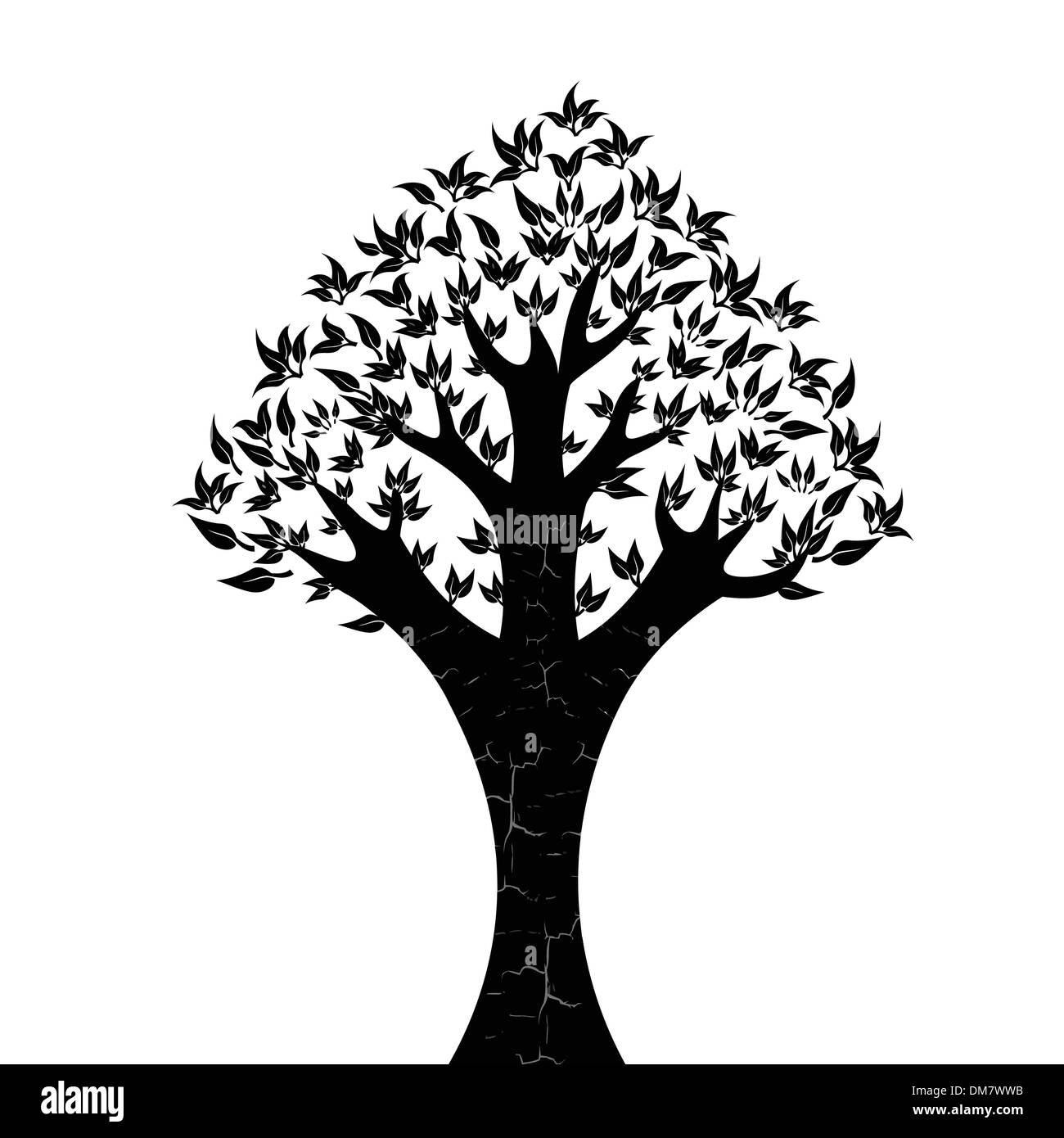 Texture tree trunk Stock Vector Images - Alamy