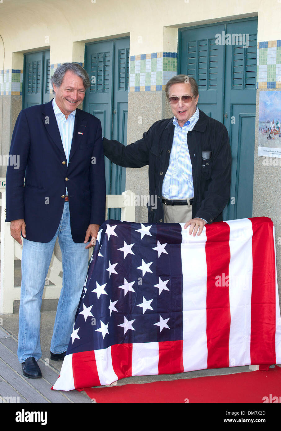 William Friedkin receives an award from Deauville Mayor Philippe Augier ...