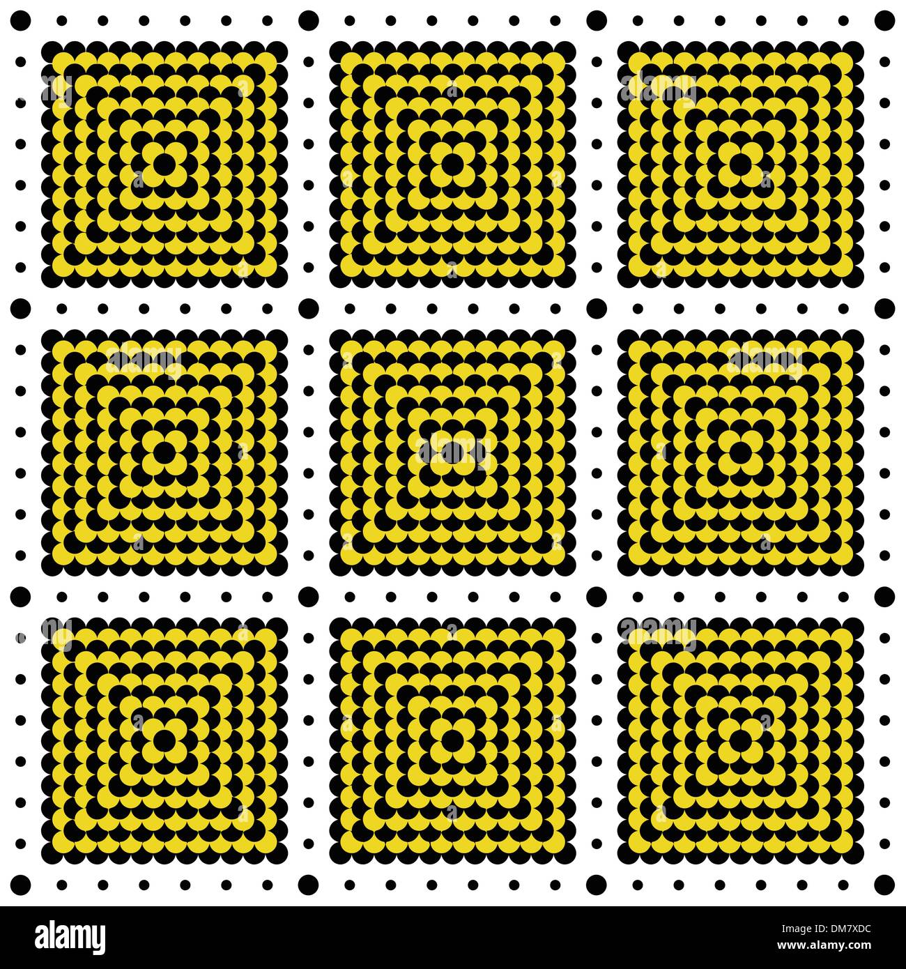 White gold pattern dress Stock Vector Images - Alamy