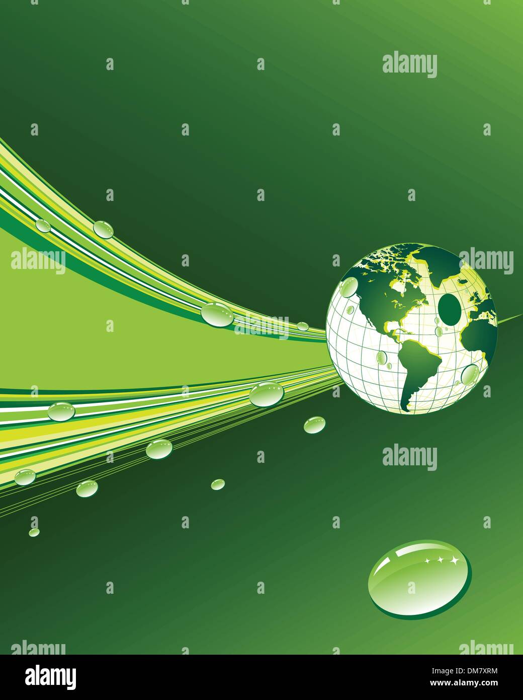 Ecology world map Stock Vector Images - Alamy