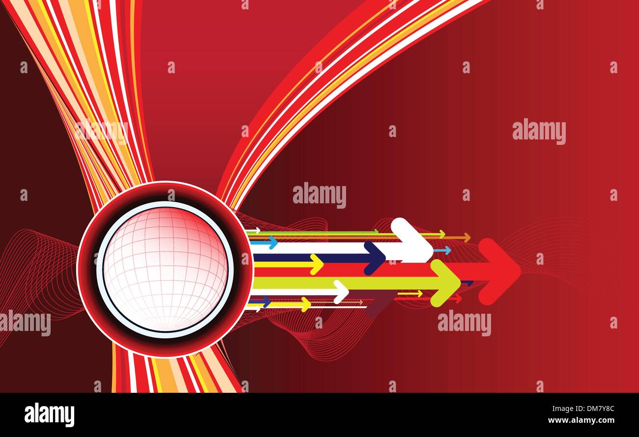 Red map Stock Vector Images - Alamy