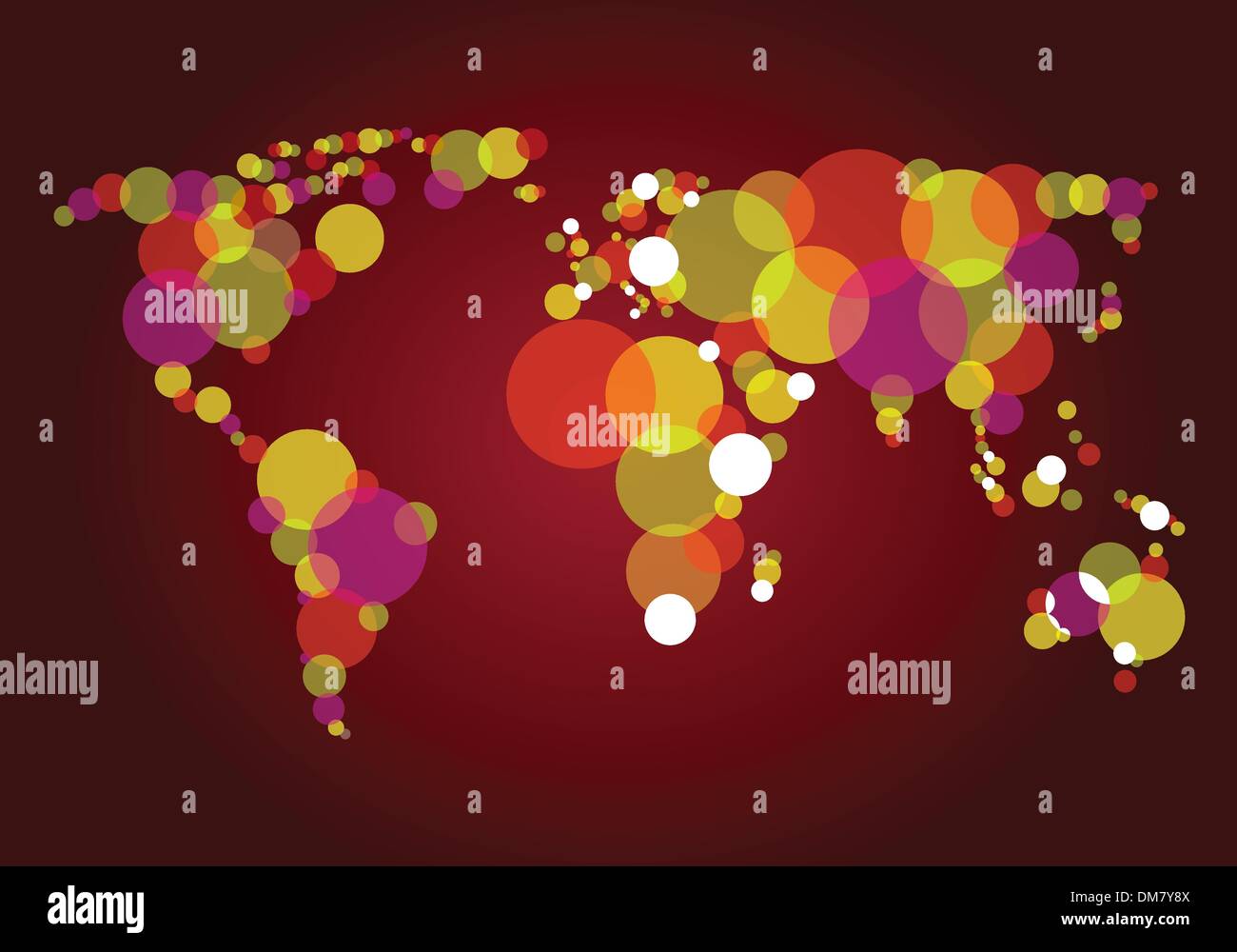 World map Stock Vector Images - Alamy