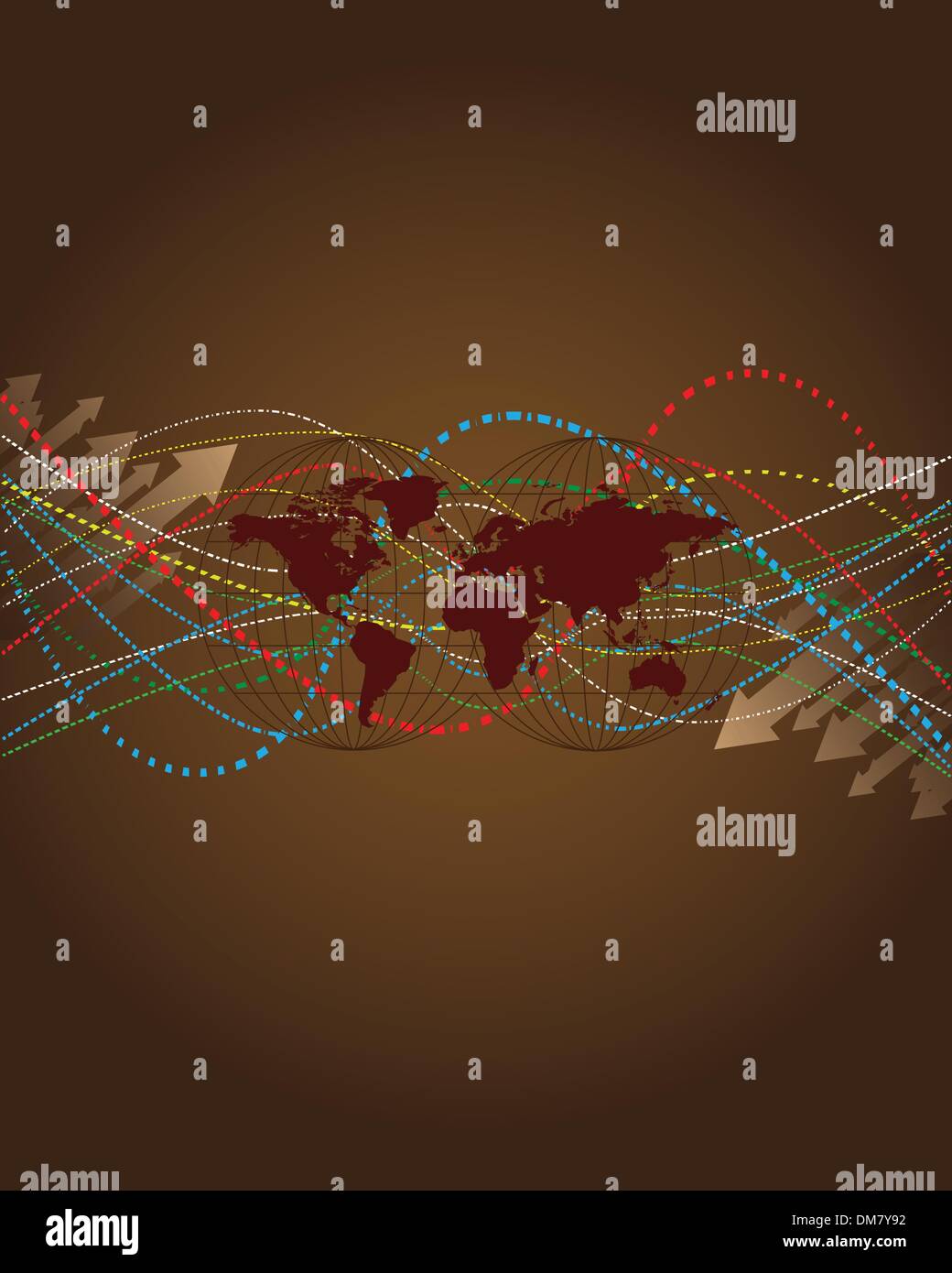 White world map Stock Vector Images - Alamy