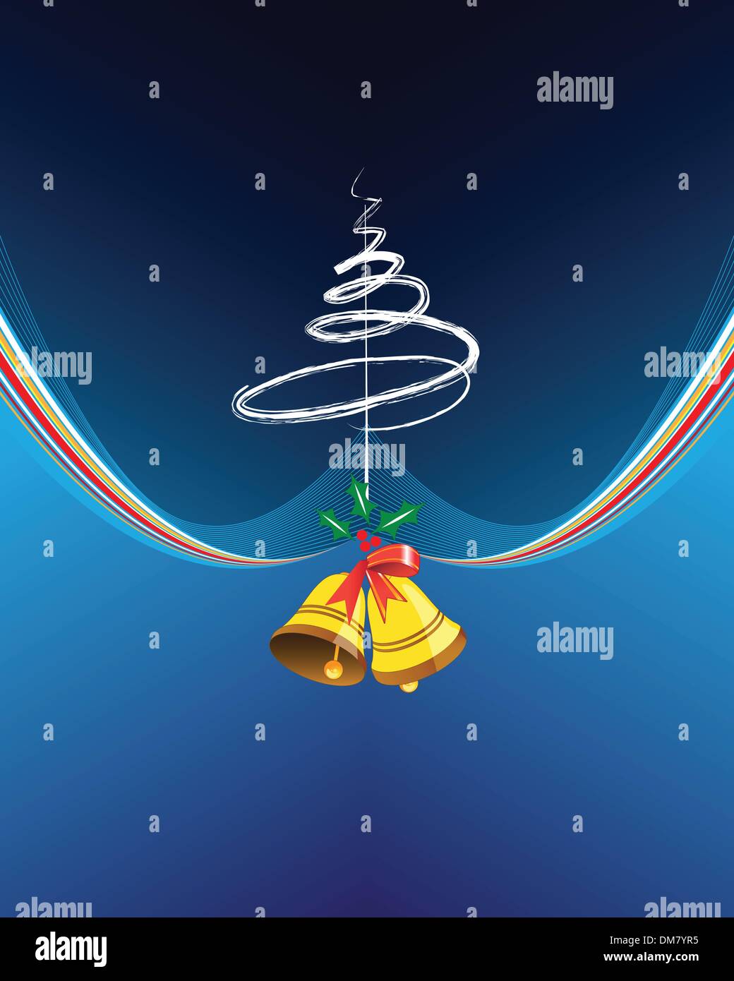 Christmas tinsel balls Stock Vector Images - Alamy