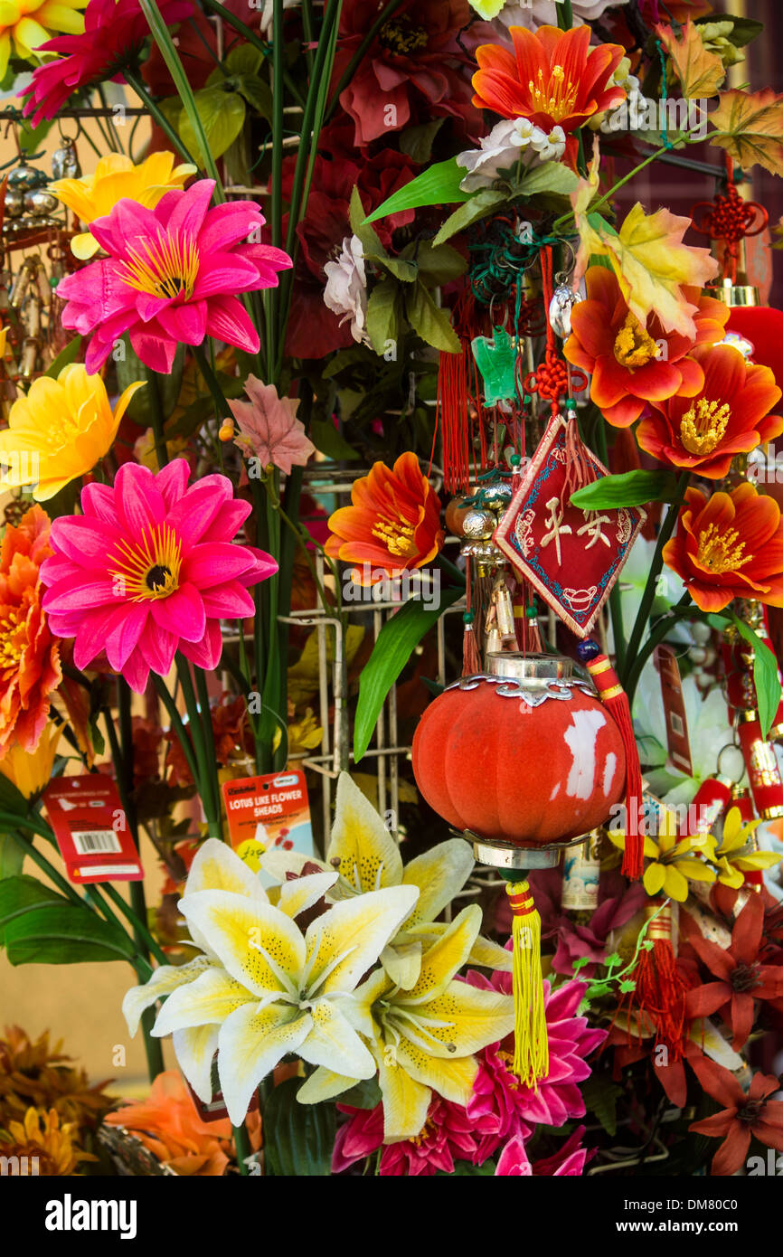 Colorful display in an Oriental market Stock Photo - Alamy
