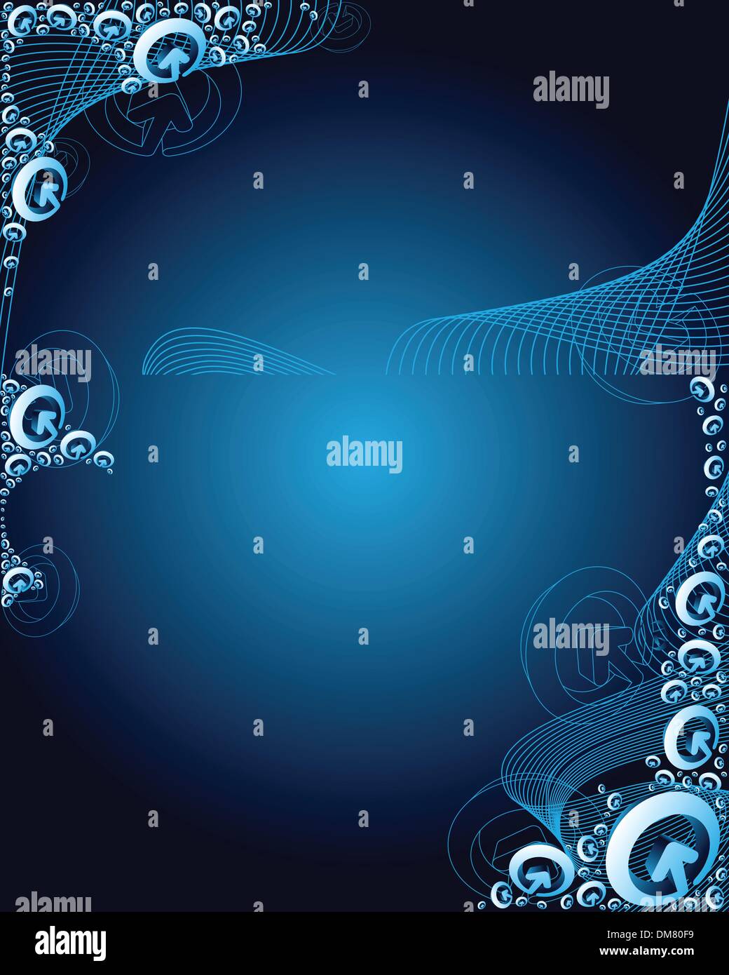 Blue abstract background Stock Vector Image & Art - Alamy
