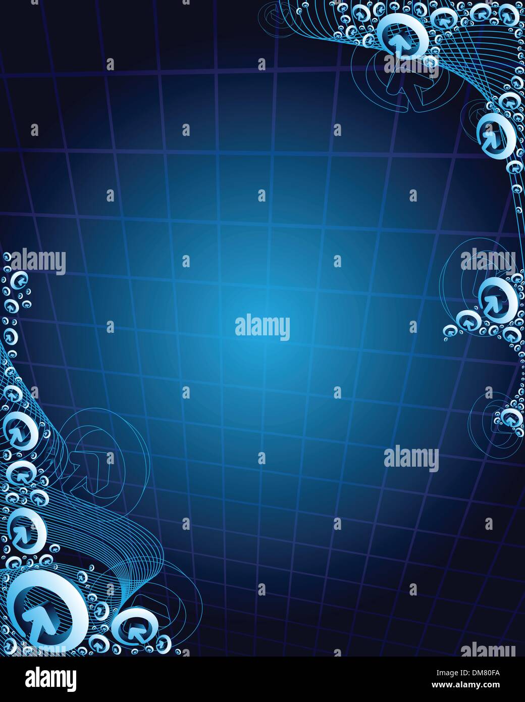 Blue abstract background Stock Vector Image & Art - Alamy