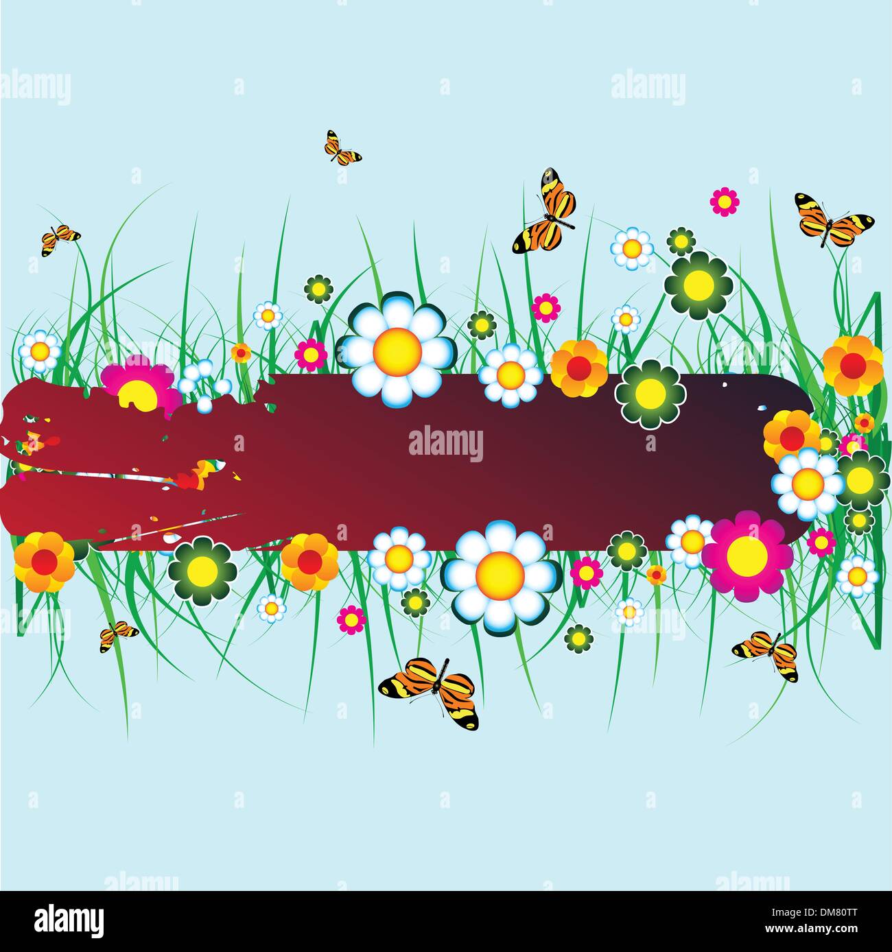 Sunflower banner Stock Vector Images - Alamy