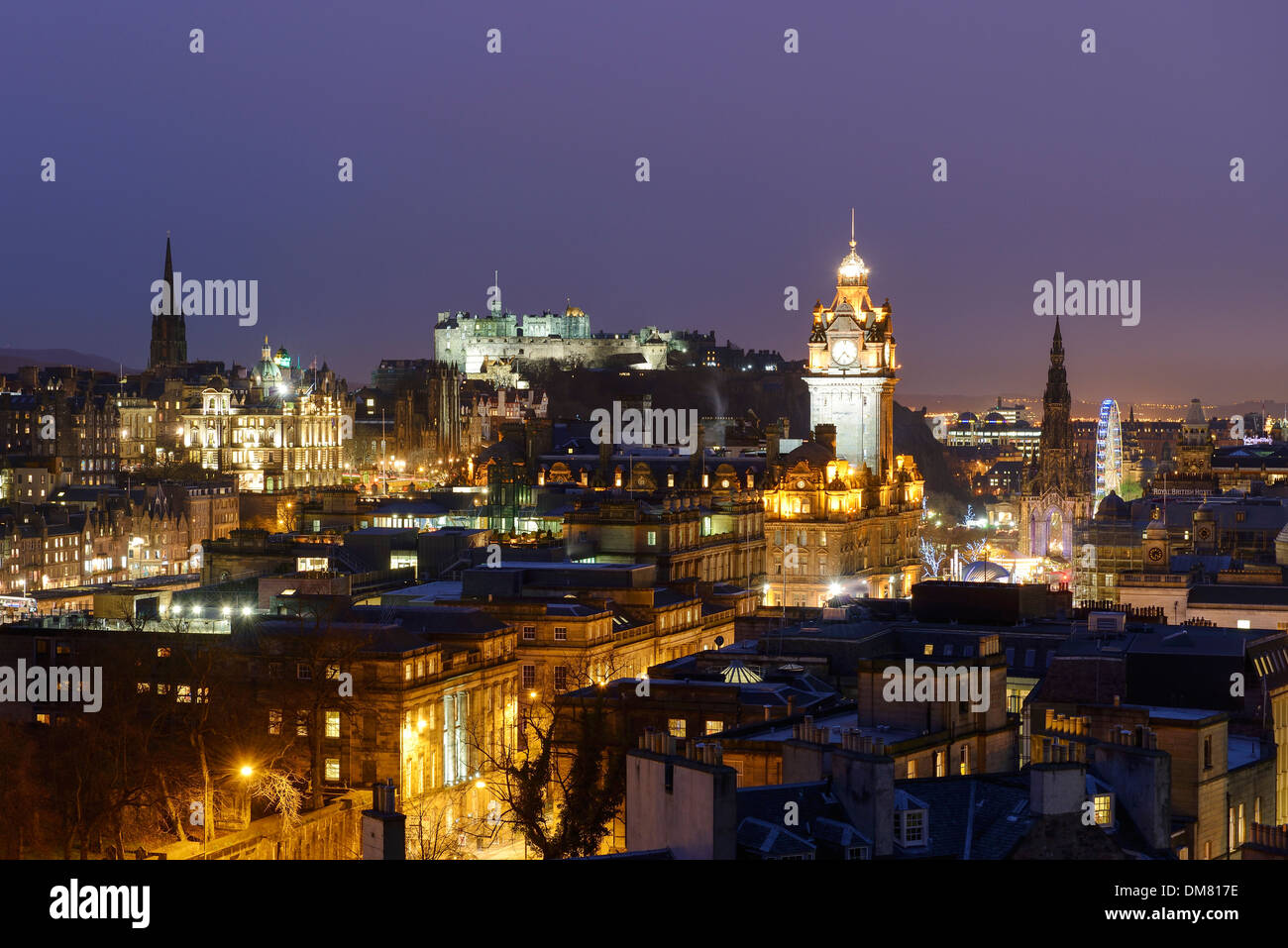 Edinburgh city lights hi-res stock photography and images - Alamy