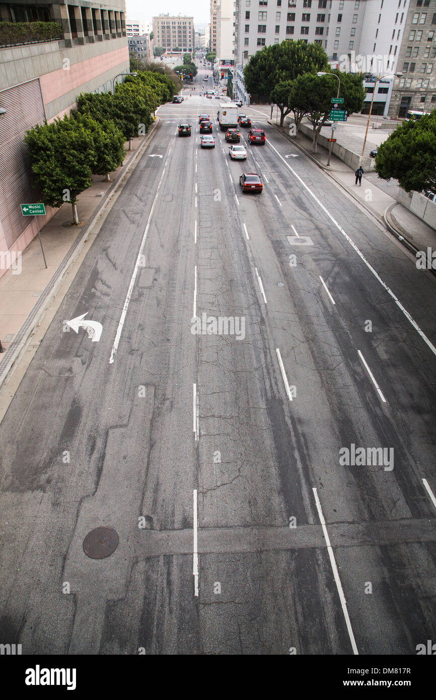 Aerial shot of street Stock Photo - Alamy