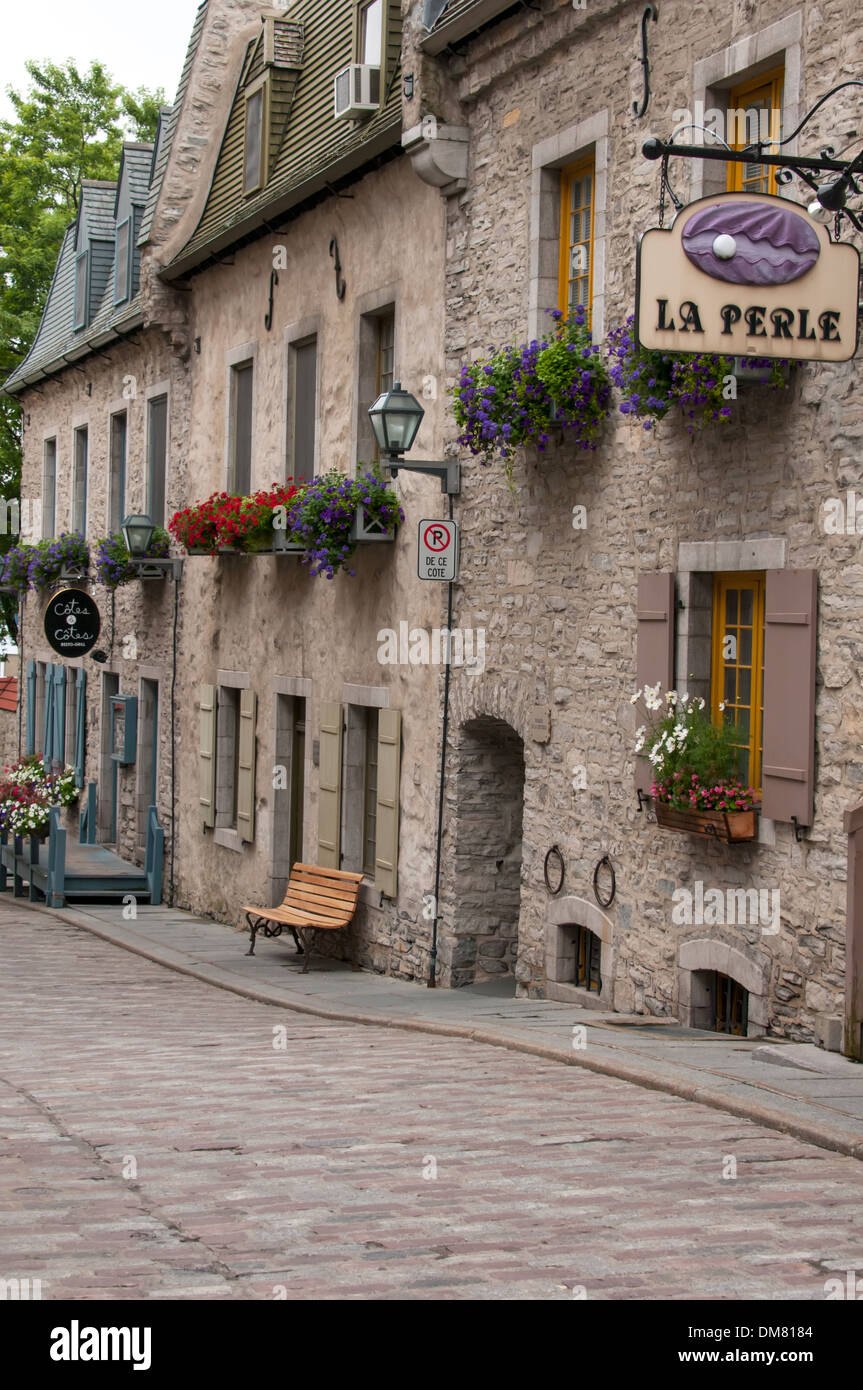 Old quebec city historical hi-res stock photography and images - Alamy