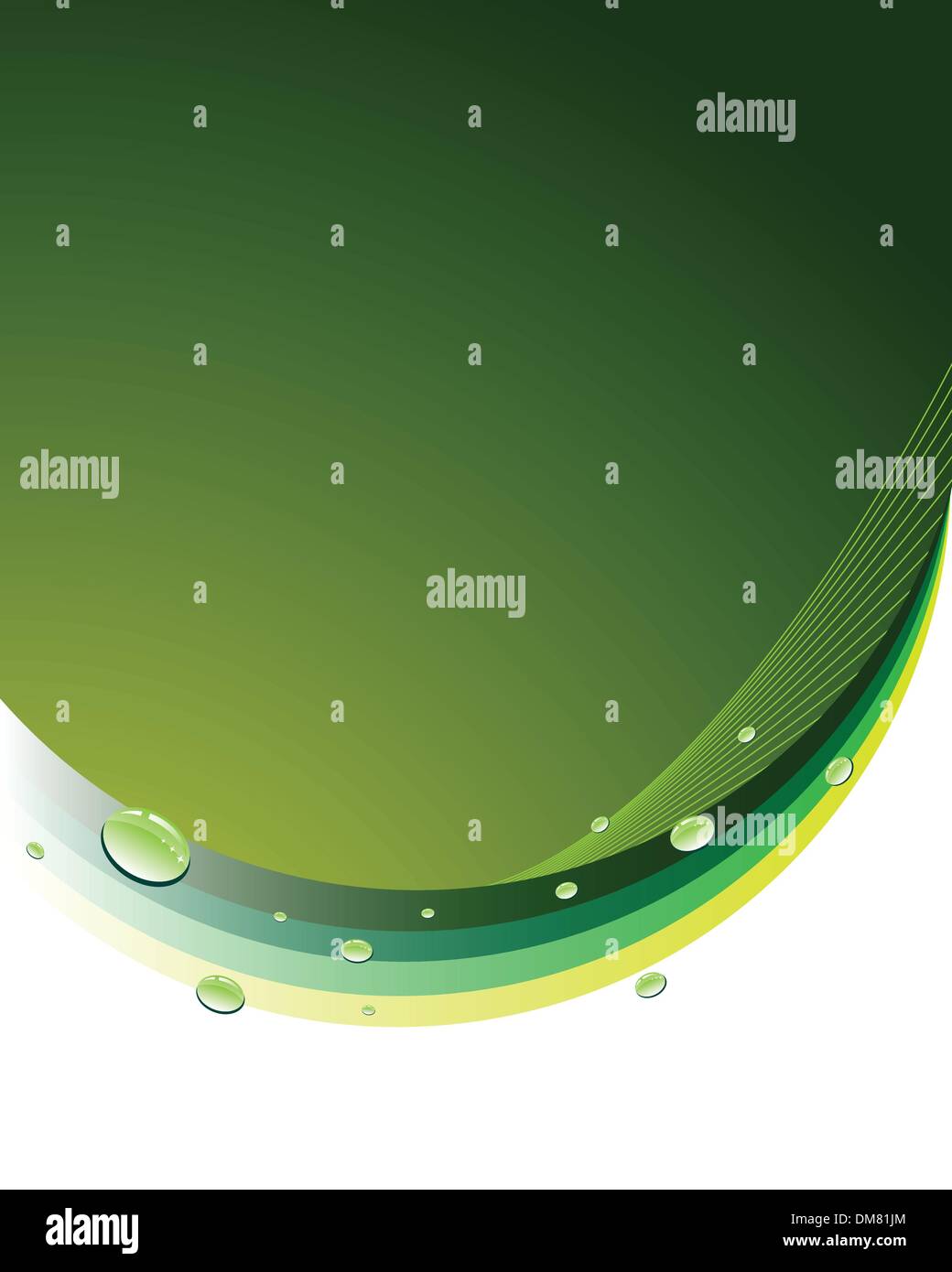 Pure dew drops on Stock Vector Images - Alamy