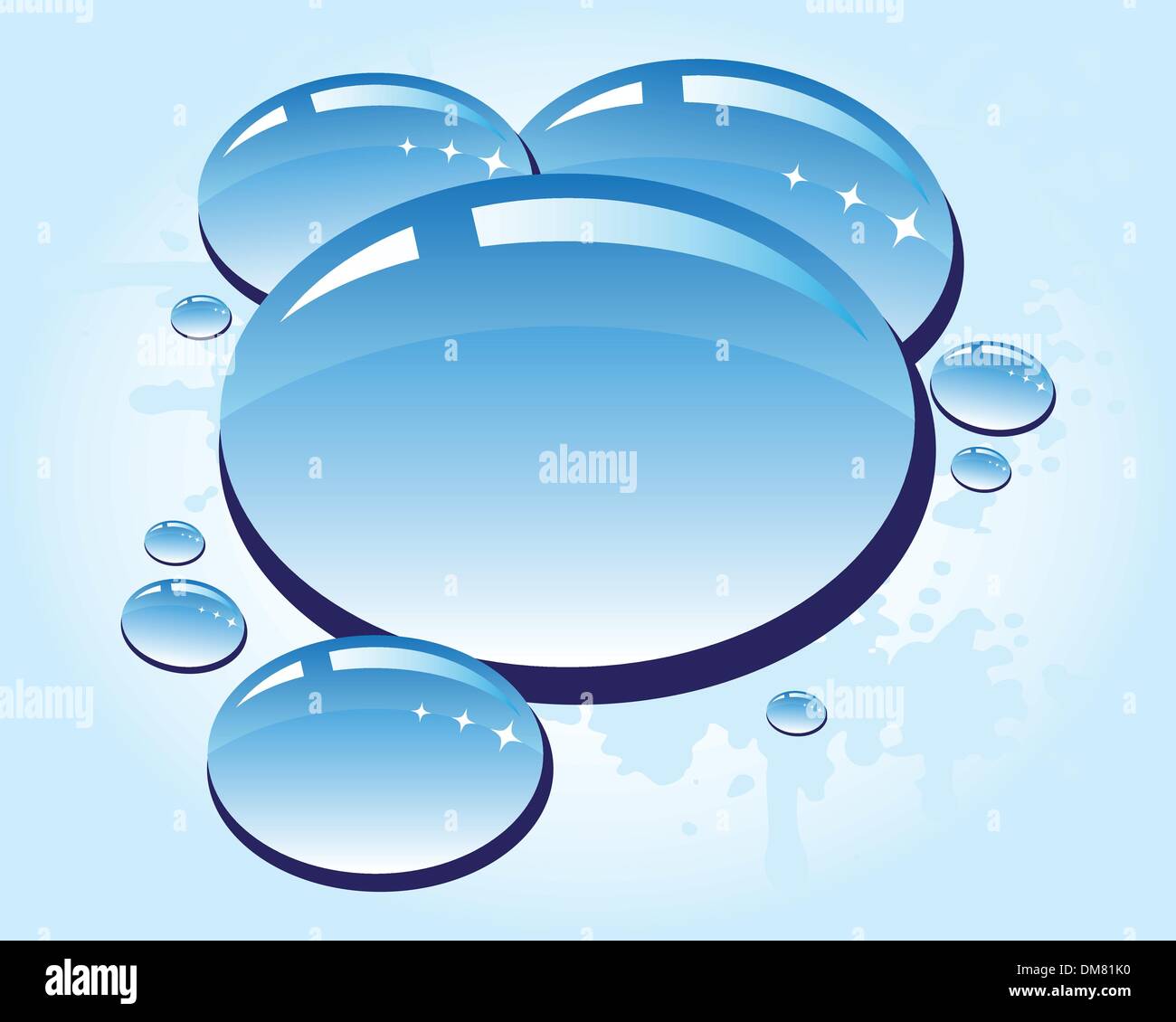Rain splash background Stock Vector Images - Alamy
