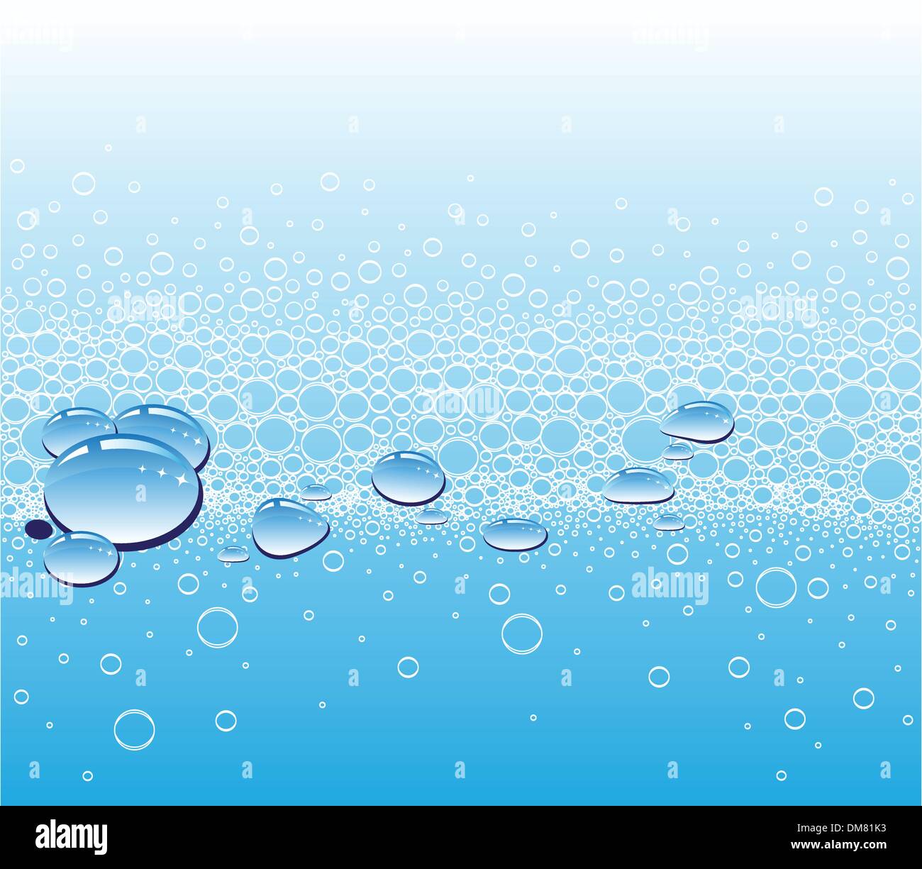 Close up dew rain Stock Vector Images - Alamy