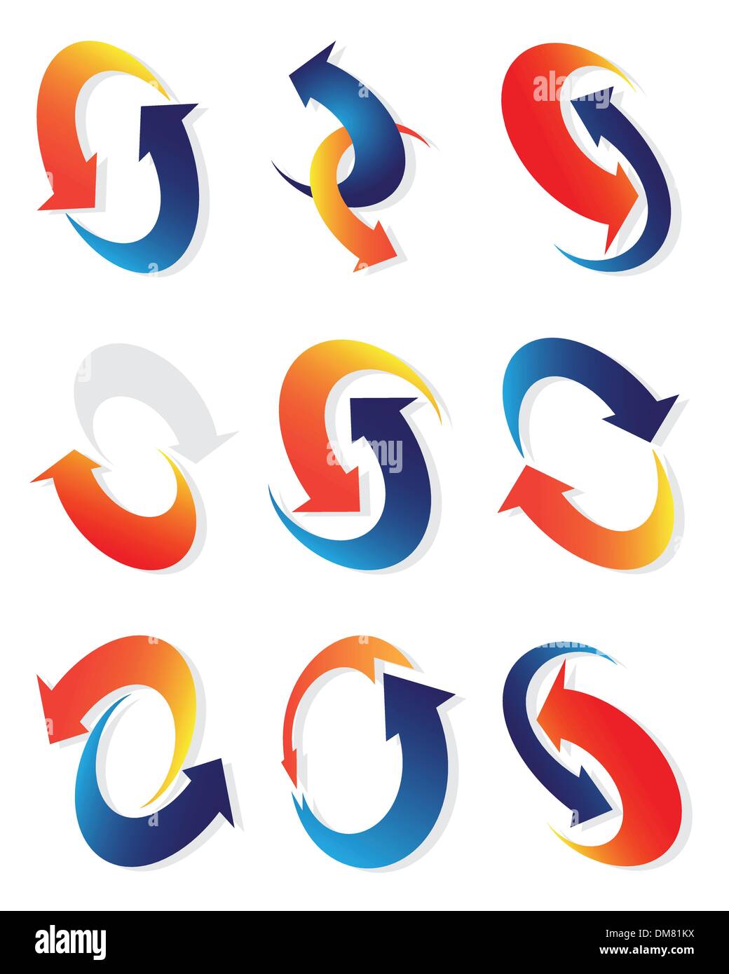 Futuristic arrows Stock Vector Images - Alamy