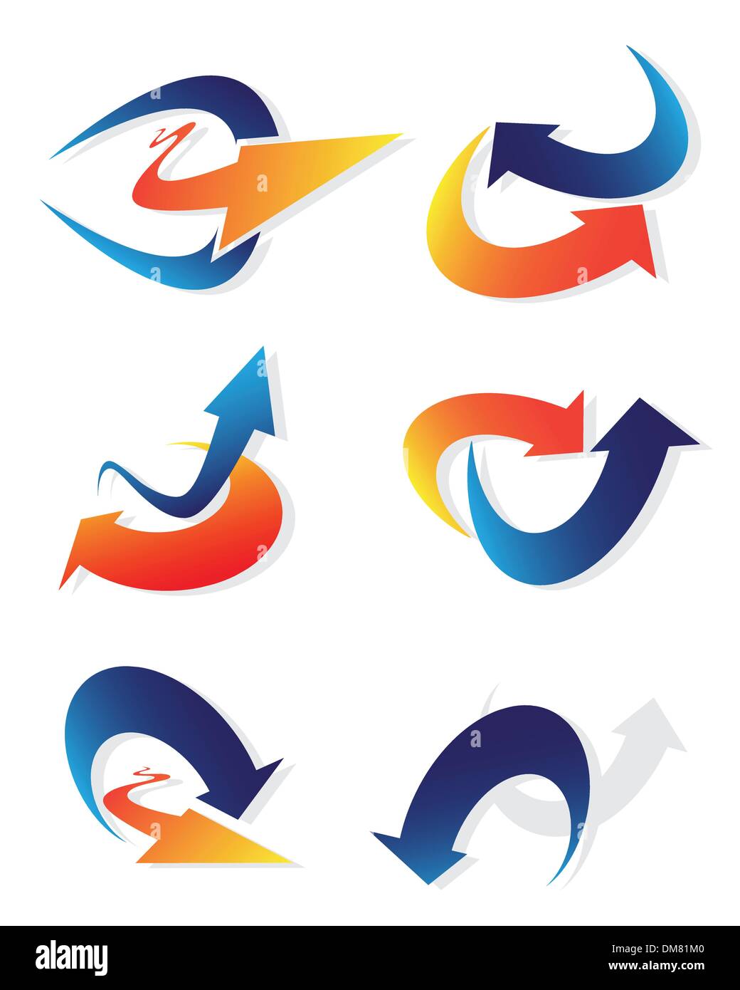 Metal arrows Stock Vector Images - Alamy