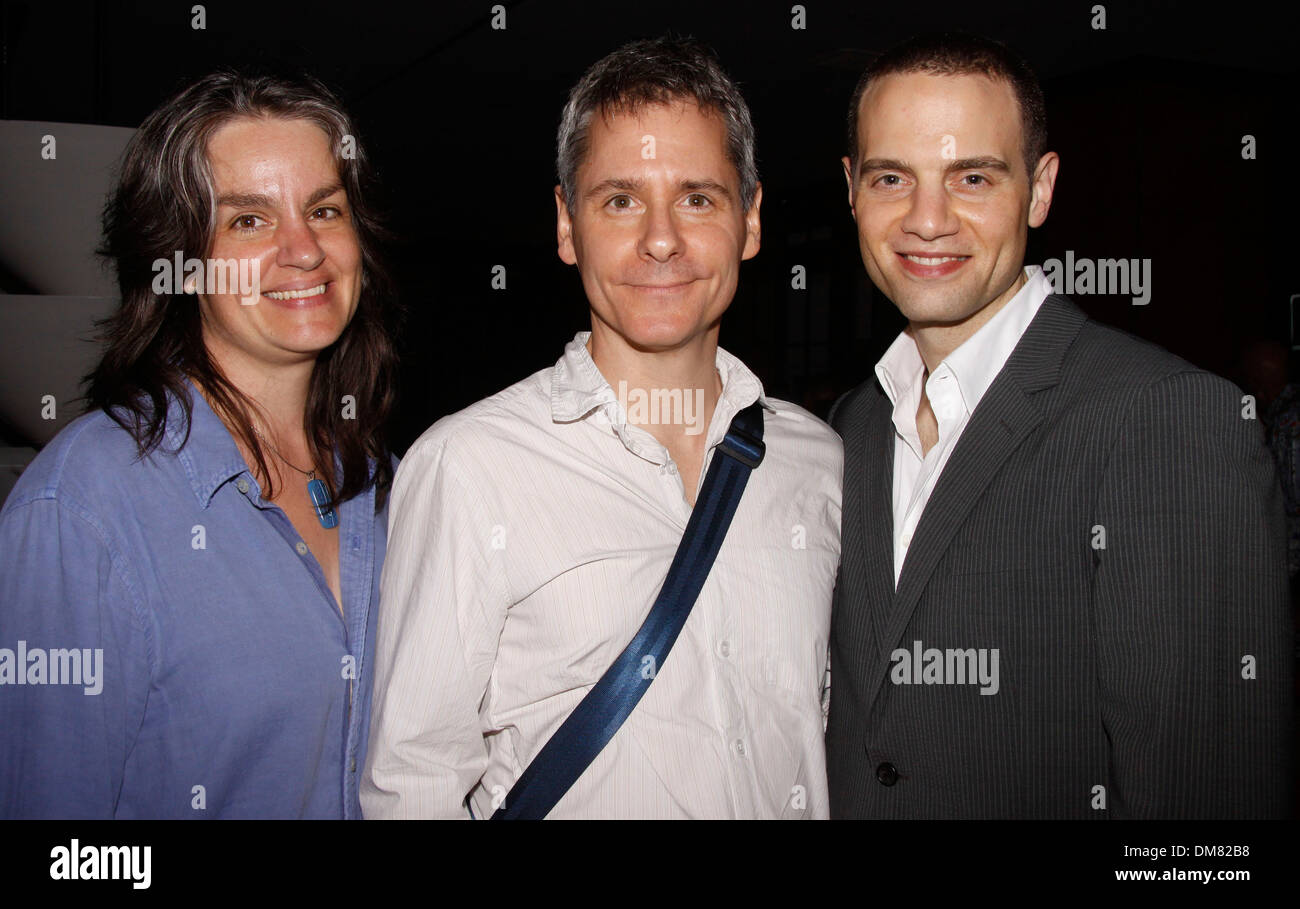 Pam MacKinnon Bruce Norris and Jordan Roth Closing night after party ...