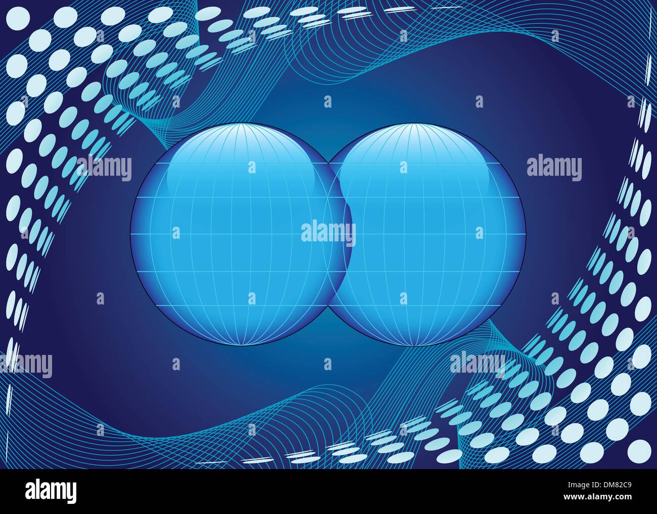 Cable map of the world Stock Vector Images - Alamy