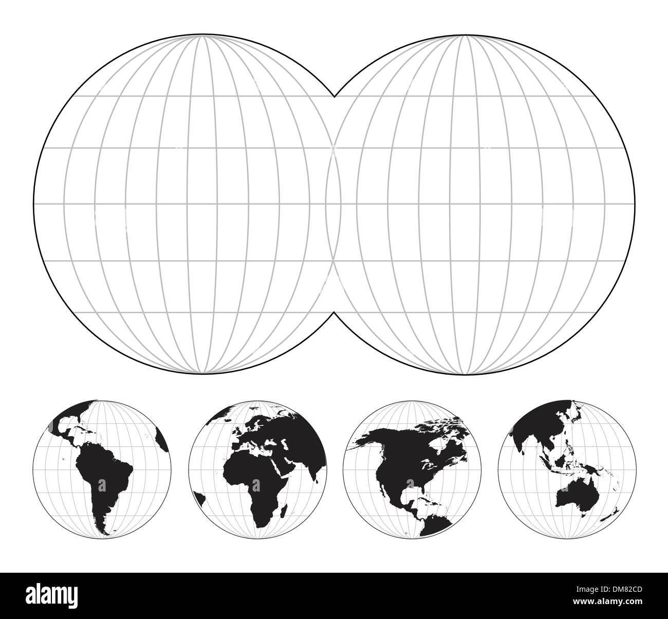 Map of cable Cut Out Stock Images & Pictures - Alamy