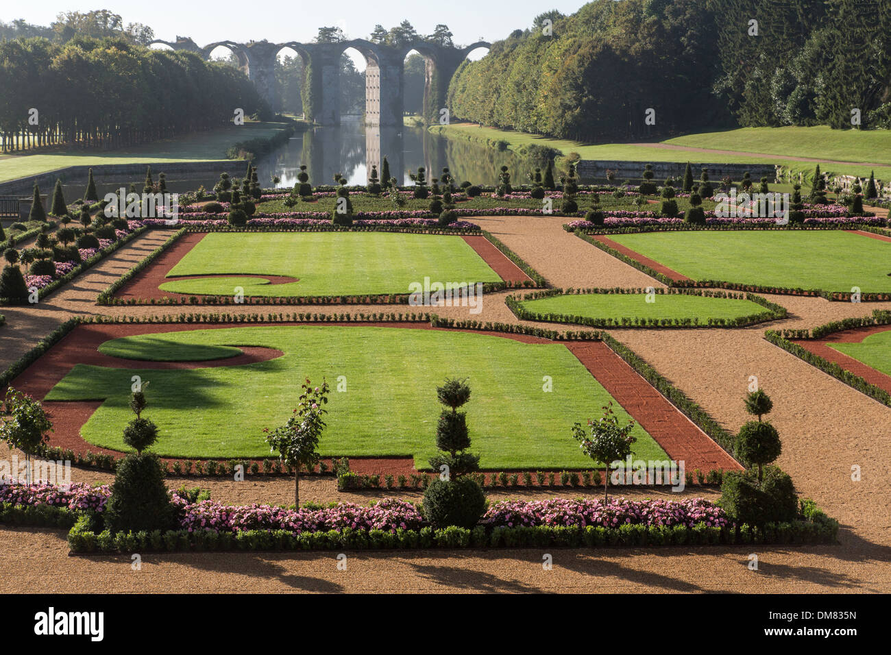 FRENCH GARDEN CREATED FROM DESIGNS BY ANDRE LE NOTRE, GARDENER TO KING ...
