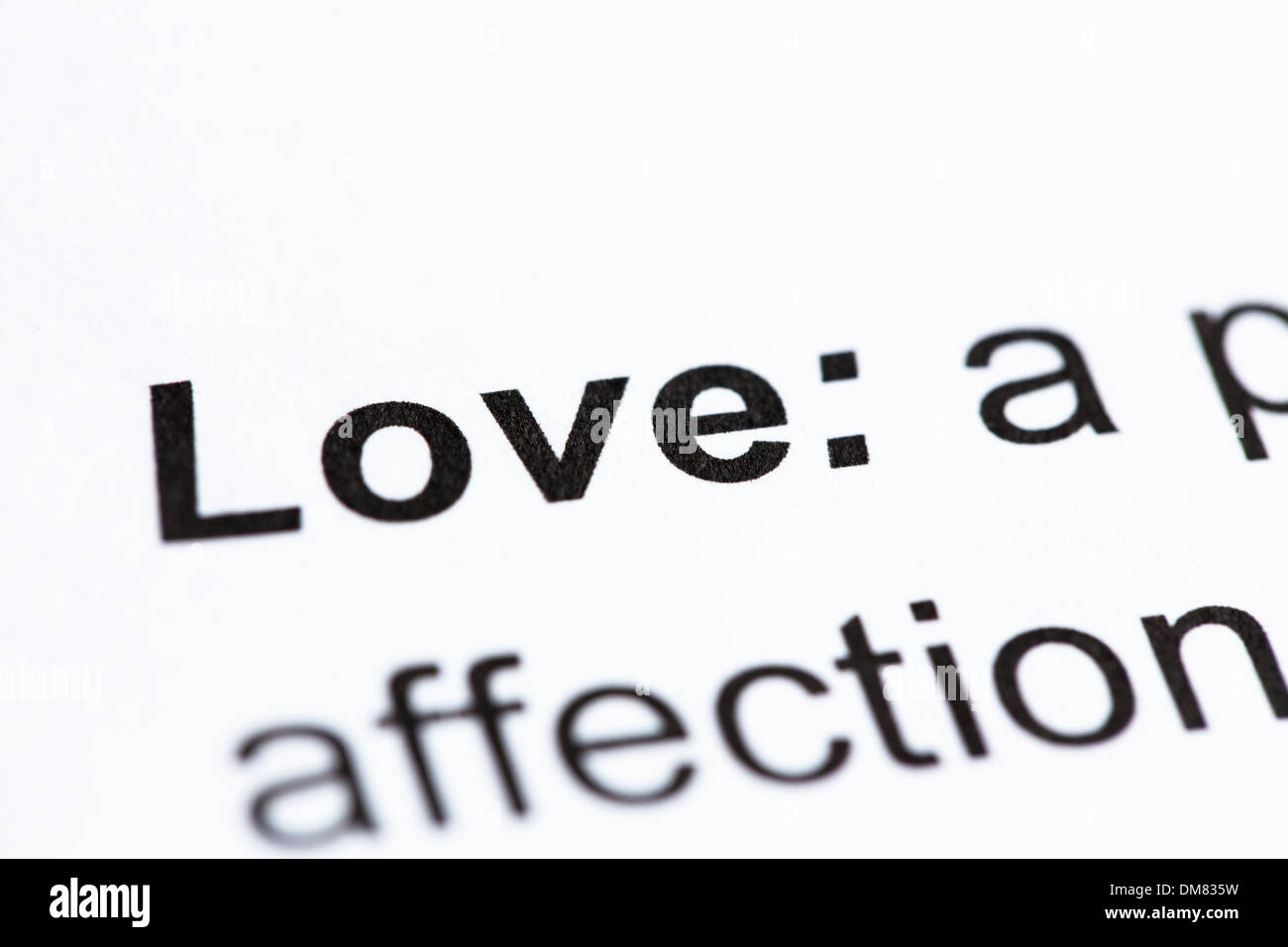 Definition of love hi-res stock photography and images - Alamy