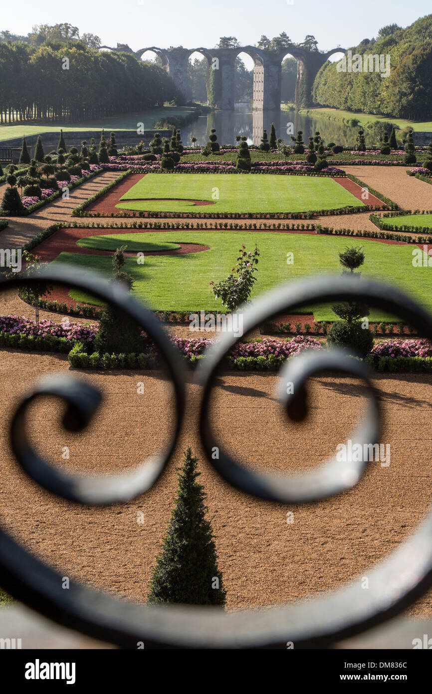 FRENCH GARDEN CREATED FROM DESIGNS BY ANDRE LE NOTRE, GARDENER TO KING ...