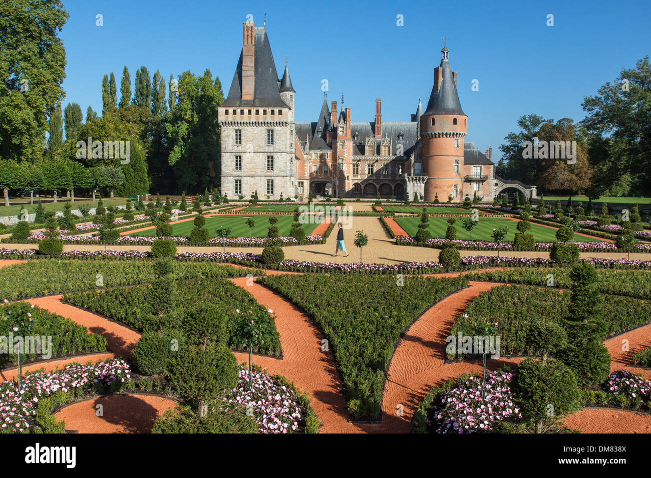 FRENCH GARDEN CREATED FROM DESIGNS BY ANDRE LE NOTRE, GARDENER TO KING ...