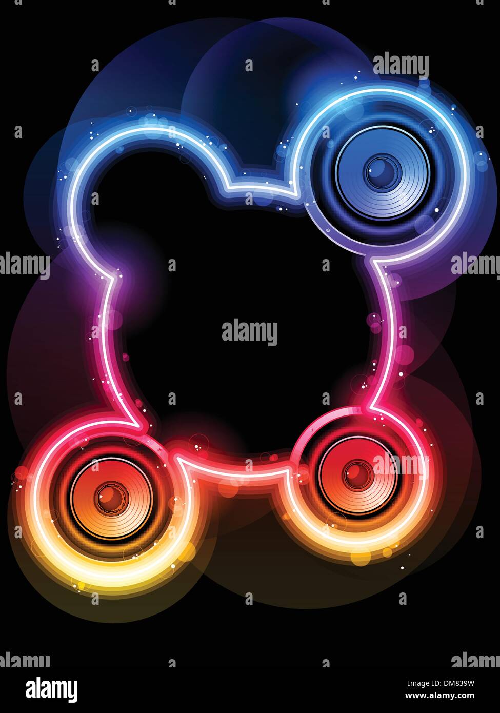 Neon sound Stock Vector Images - Alamy