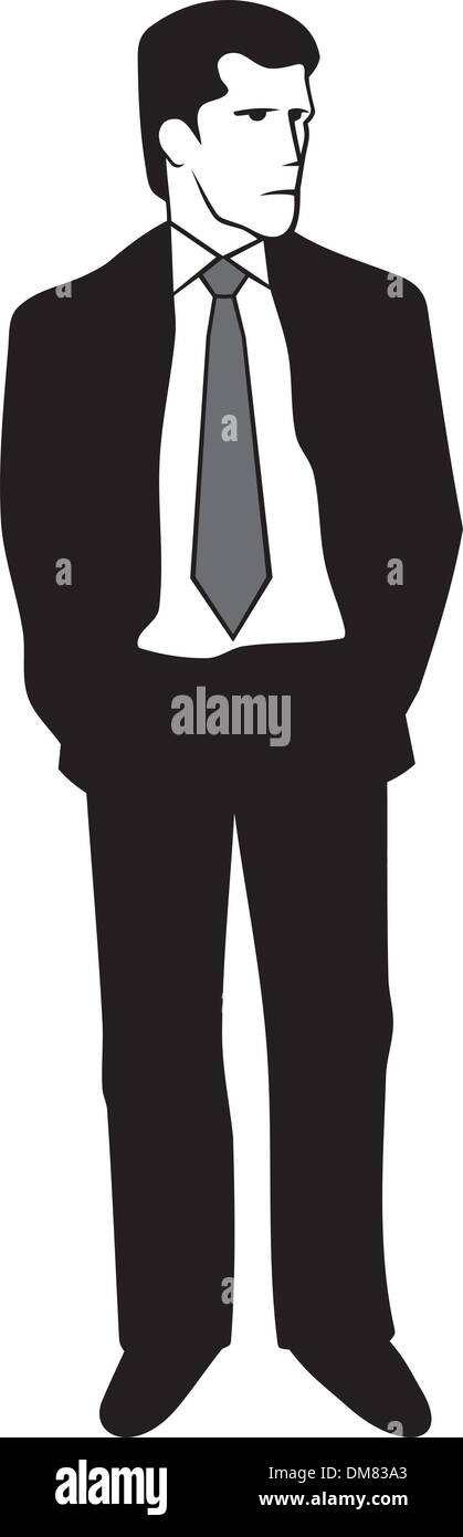 Man in suit Stock Vector Image & Art - Alamy