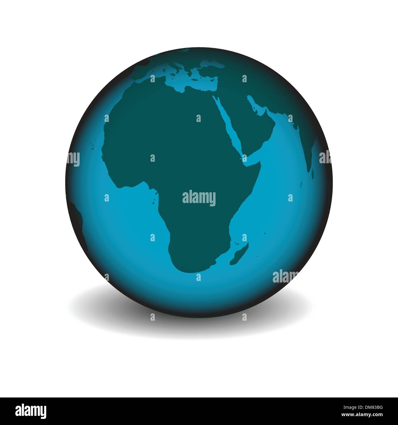Africa south america globe Cut Out Stock Images & Pictures - Alamy