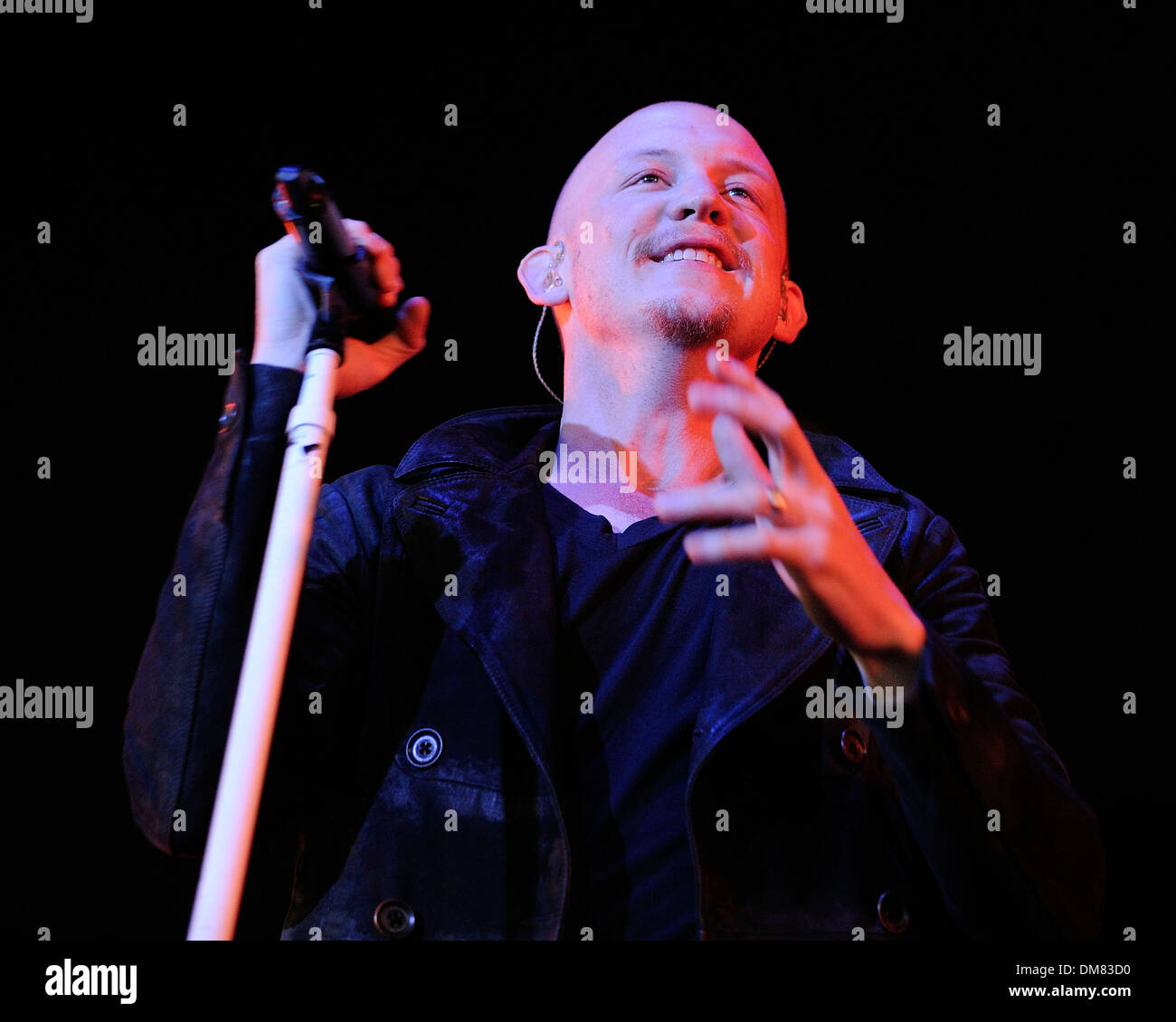 Isaac Slade 'The Fray' performs at Molson Canadian Amphitheatre Toronto ...