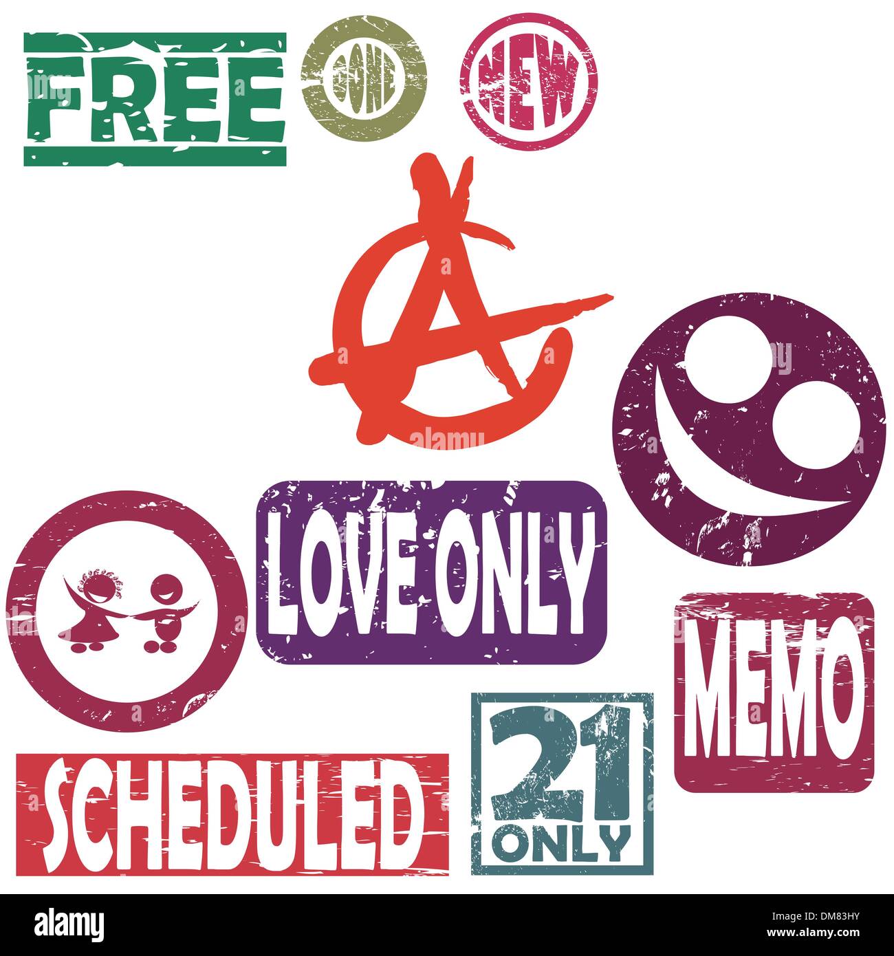 Anarchy colors Stock Vector Images - Alamy