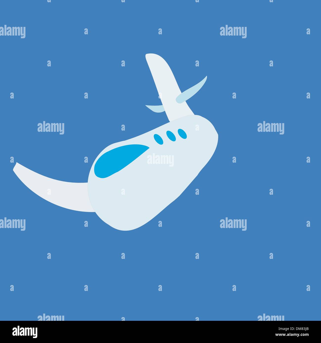 Model airplane flying Stock Vector Images - Alamy