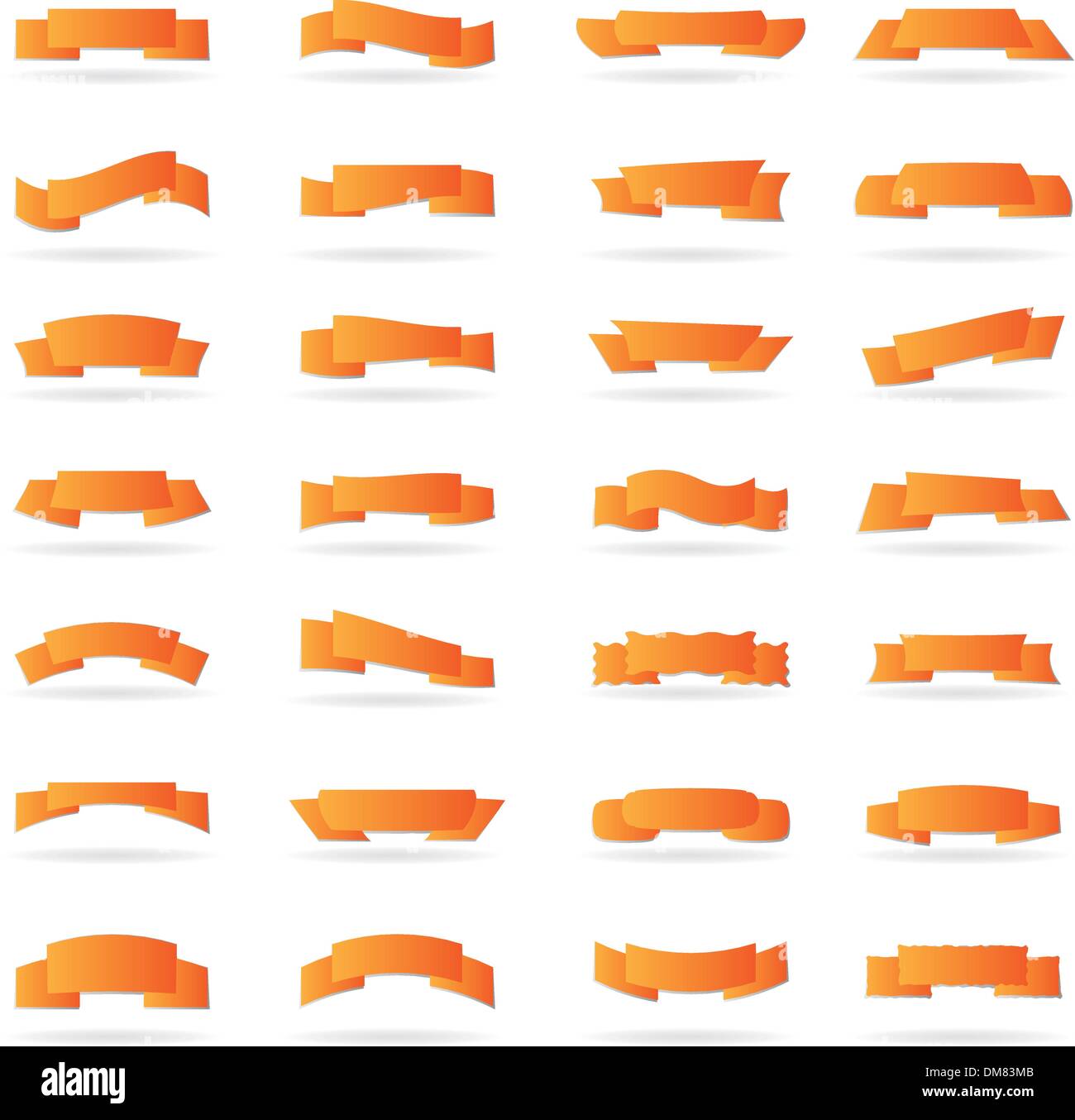 set of banners ribbons Stock Vector Image & Art - Alamy