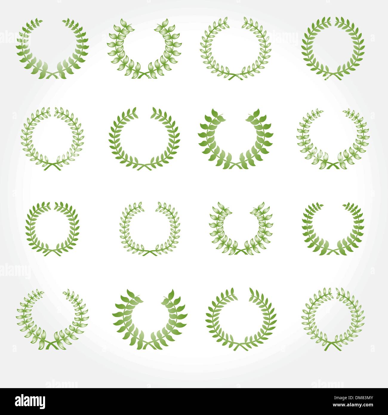 Laurel crown illustration hi-res stock photography and images - Alamy