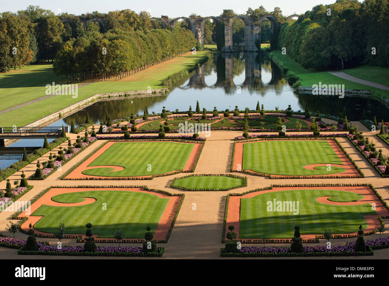 FRENCH GARDEN CREATED FROM DESIGNS BY ANDRE LE NOTRE, GARDENER TO KING ...