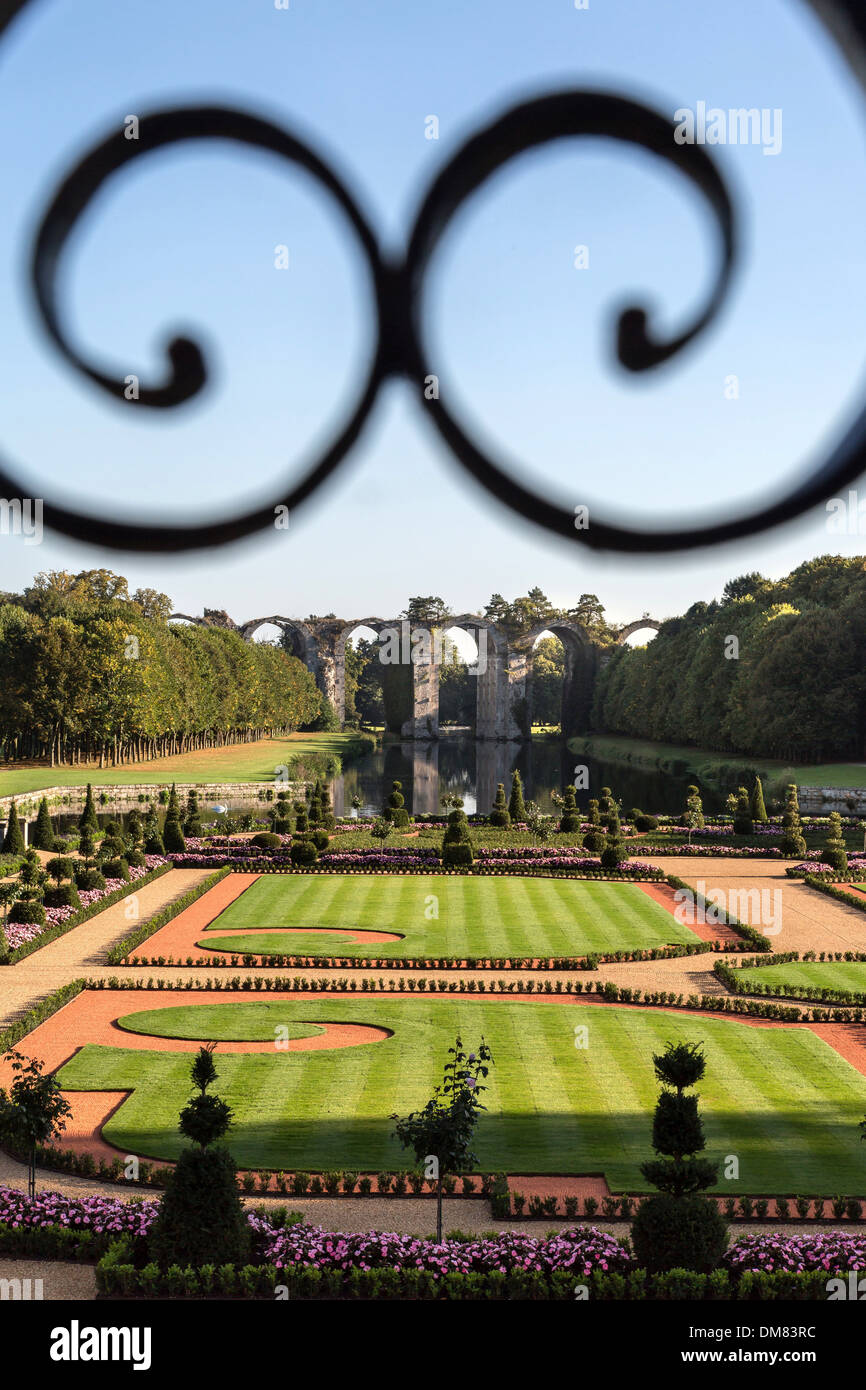 FRENCH GARDEN CREATED FROM DESIGNS BY ANDRE LE NOTRE, GARDENER TO KING ...