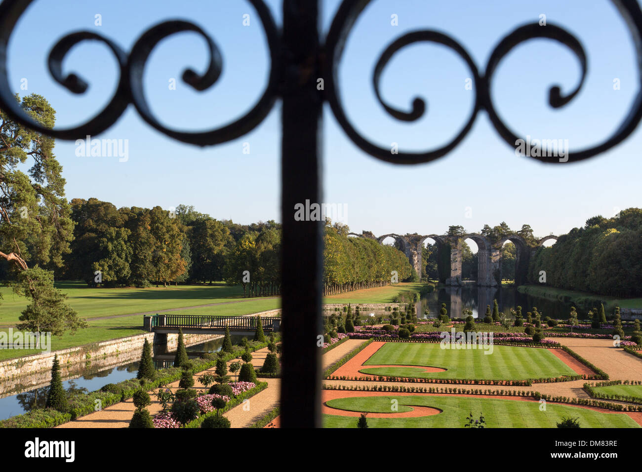 FRENCH GARDEN CREATED FROM DESIGNS BY ANDRE LE NOTRE, GARDENER TO KING ...