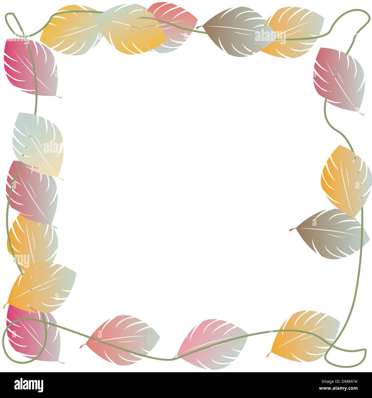 Empty park in autumn Stock Vector Images - Alamy