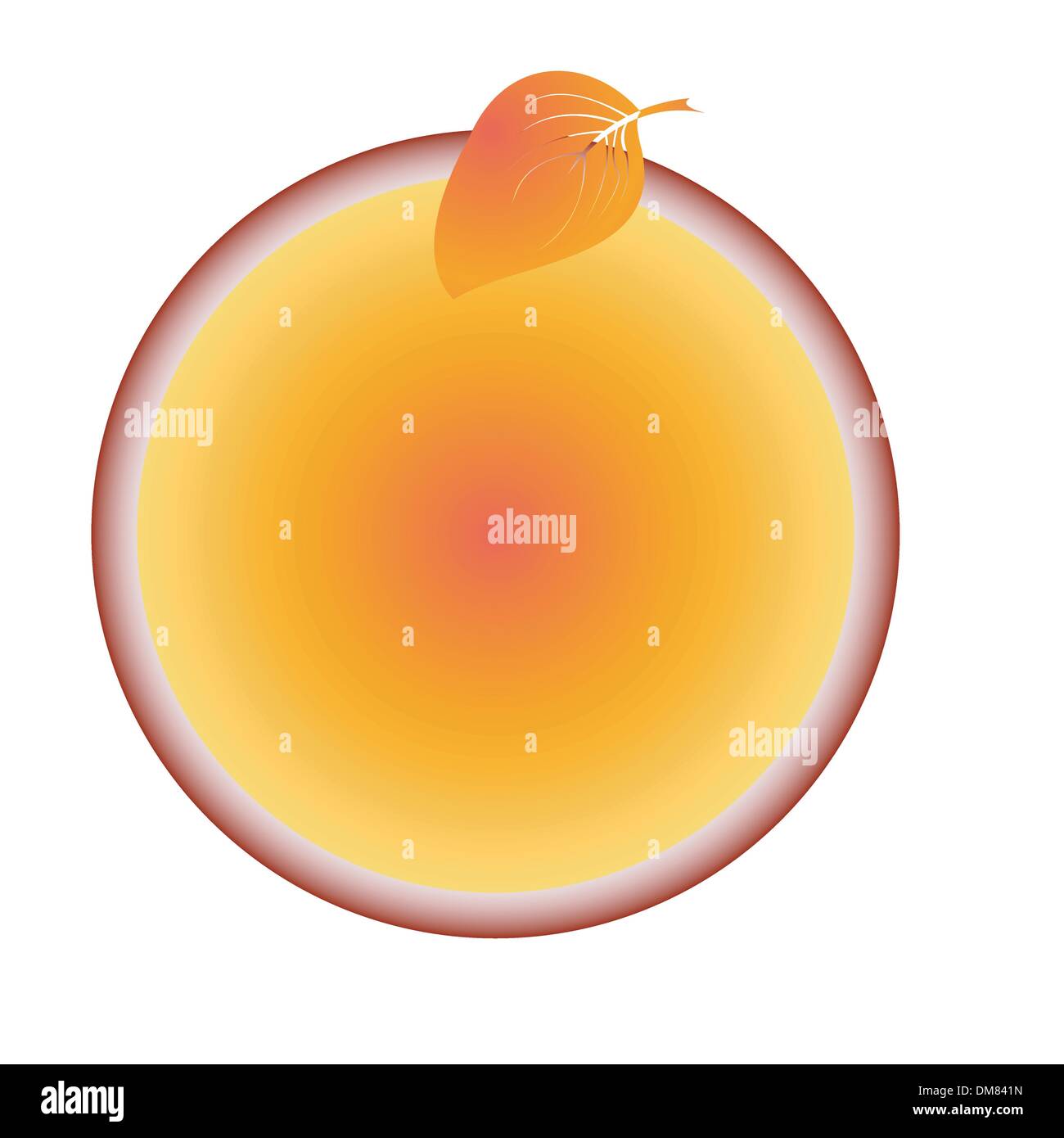 Cartoon autumn leaves pattern Cut Out Stock Images & Pictures - Alamy