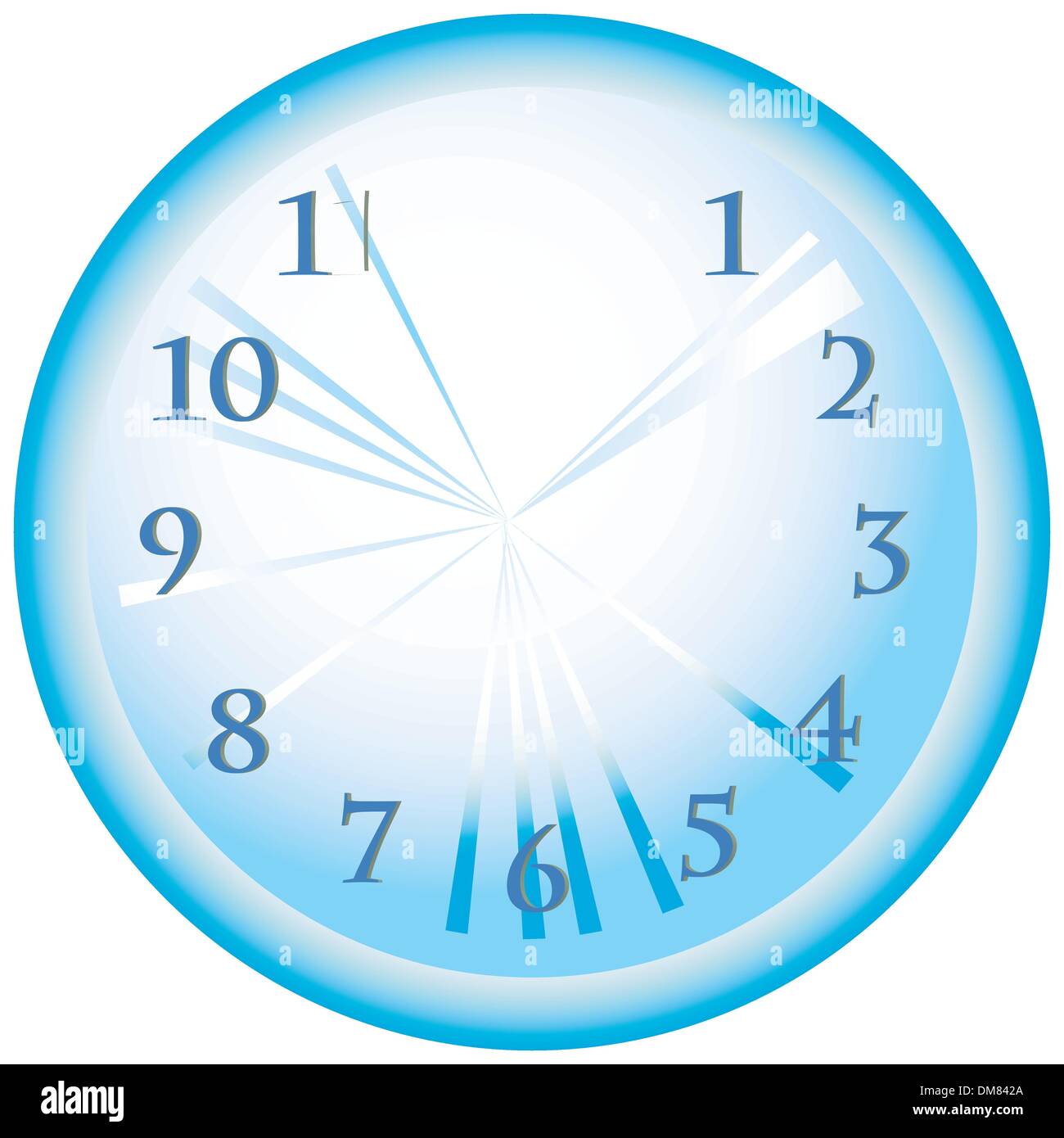 Blue clock hi-res stock photography and images - Alamy
