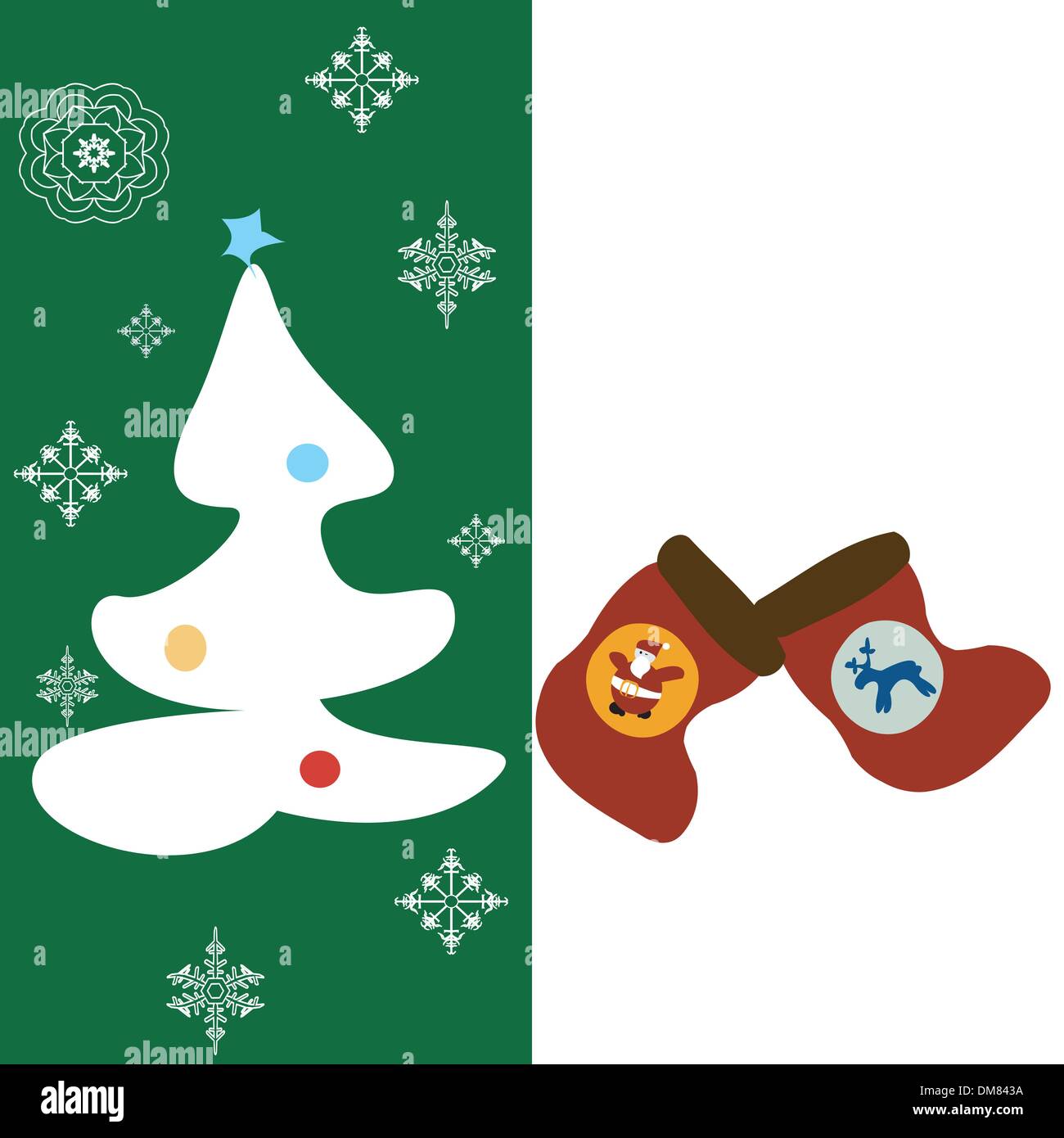 Christmas text card Stock Vector Image & Art - Alamy