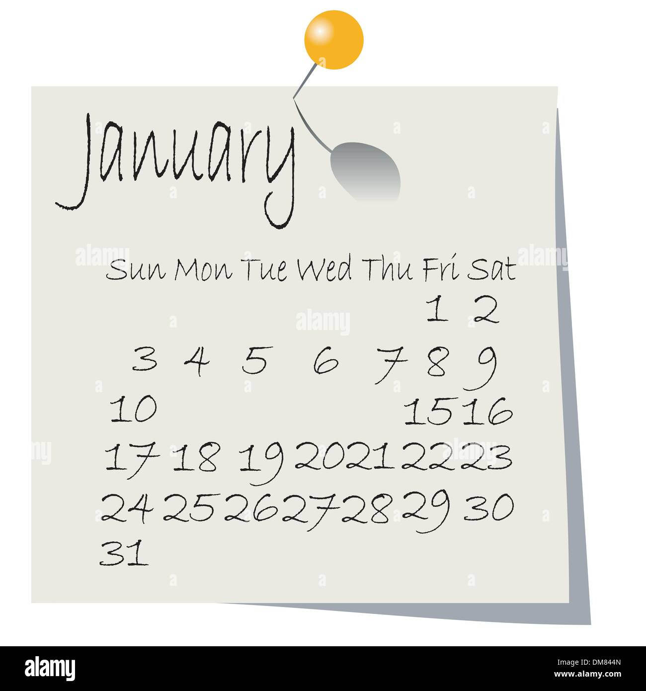 2010 calendar Stock Vector Images - Alamy