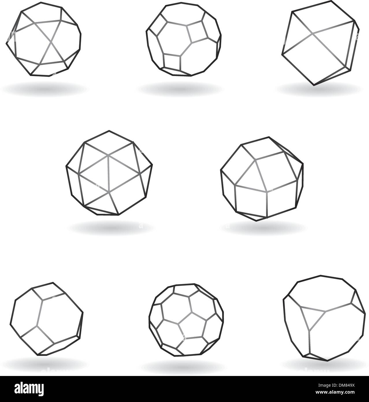 Set of Vector cube elements cube geometric illustration 3D Stock Vector ...