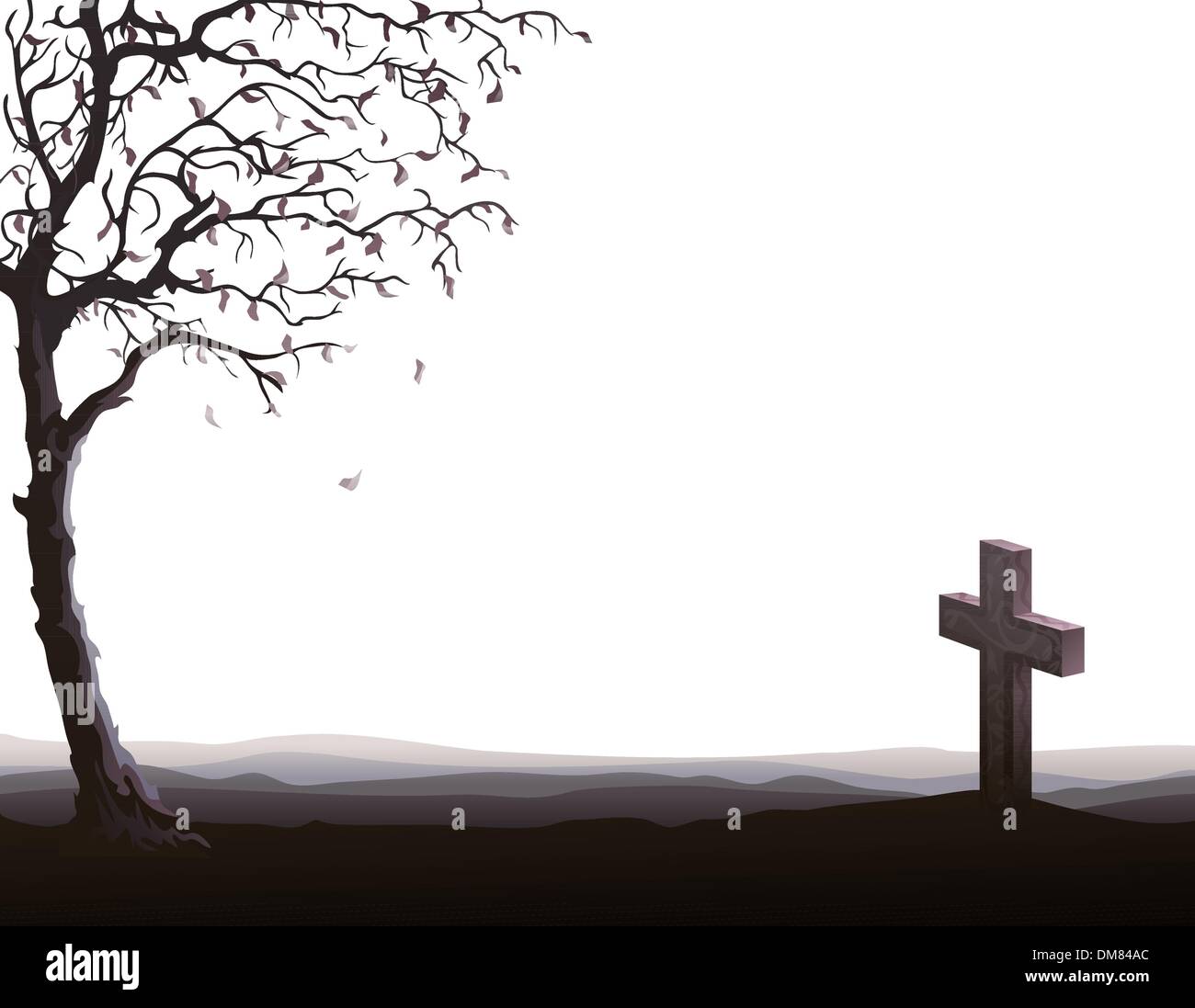 Horizontal gravestone Stock Vector Images - Alamy